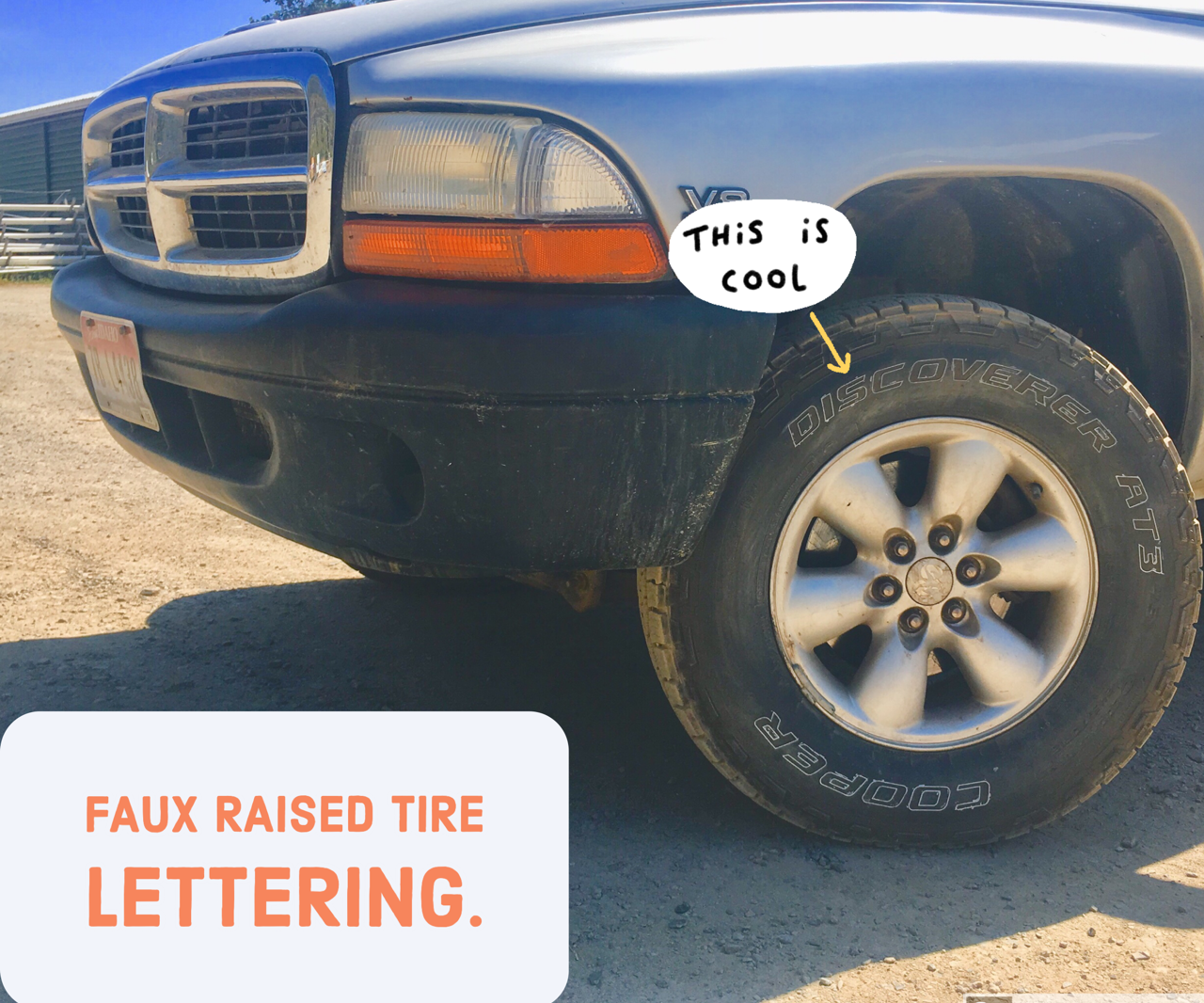 Faux Raised Tire Lettering : 3 Steps - Instructables
