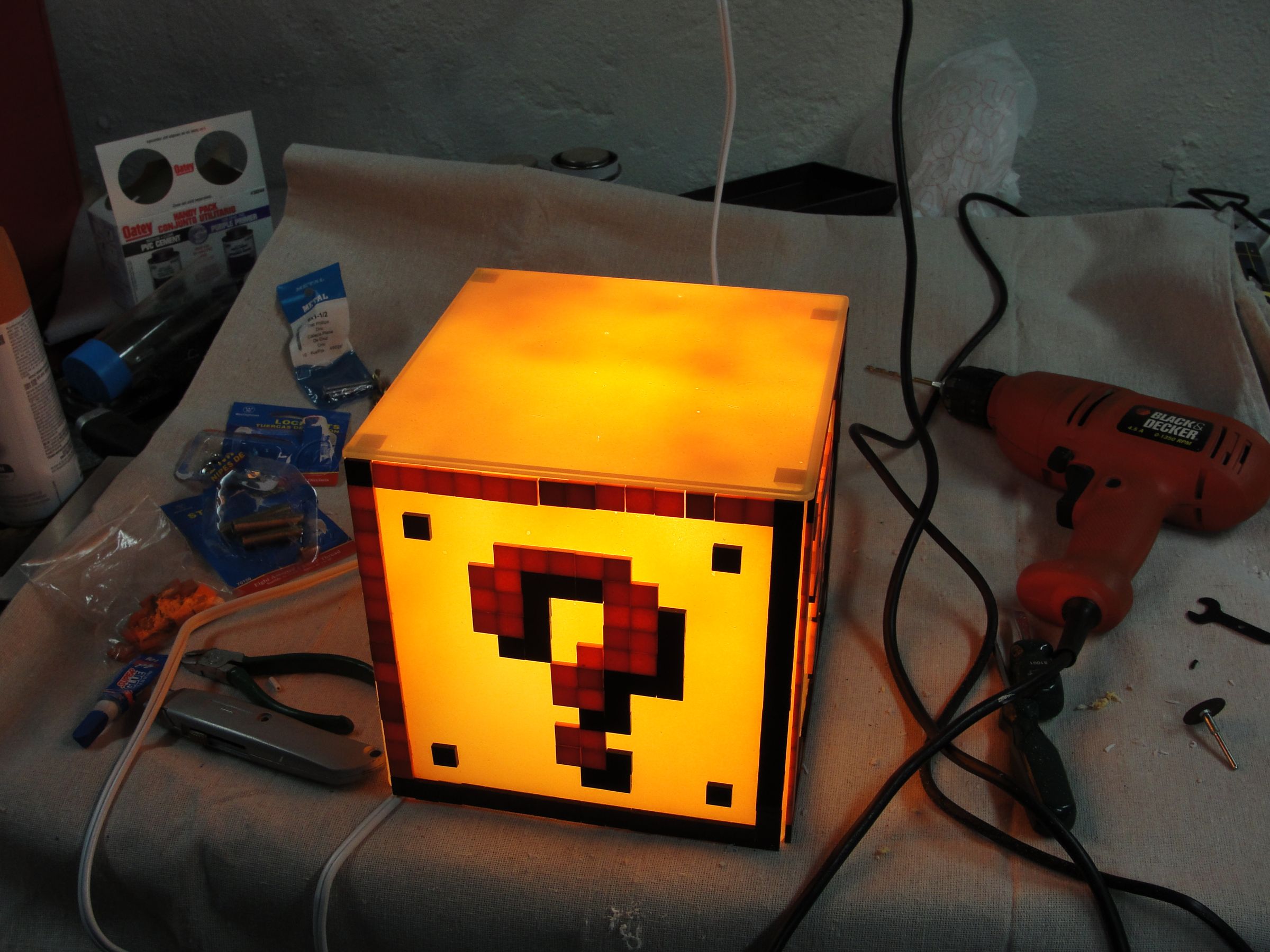 Mario Question Block Light : 5 Steps - Instructables
