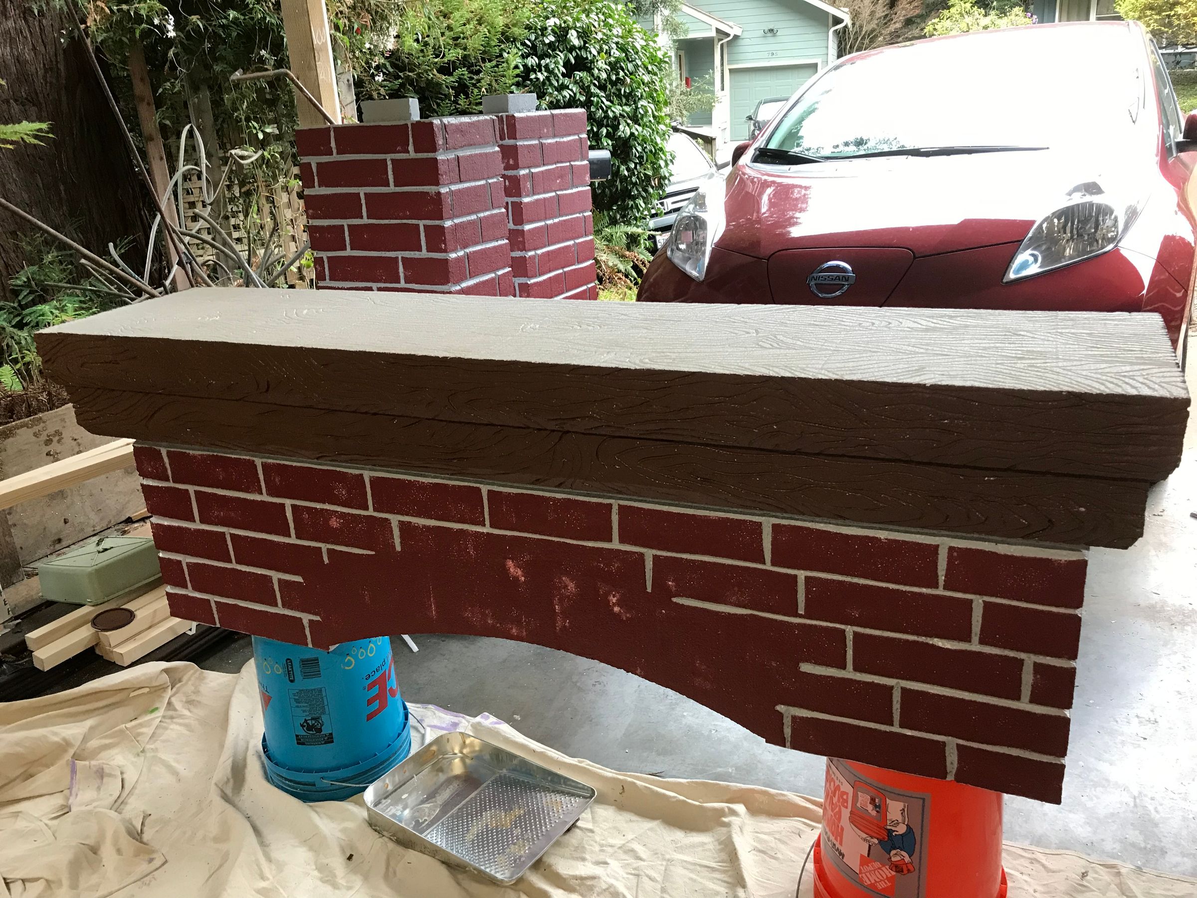 Build a Fireplace Prop for the Stage : 7 Steps (with Pictures ...