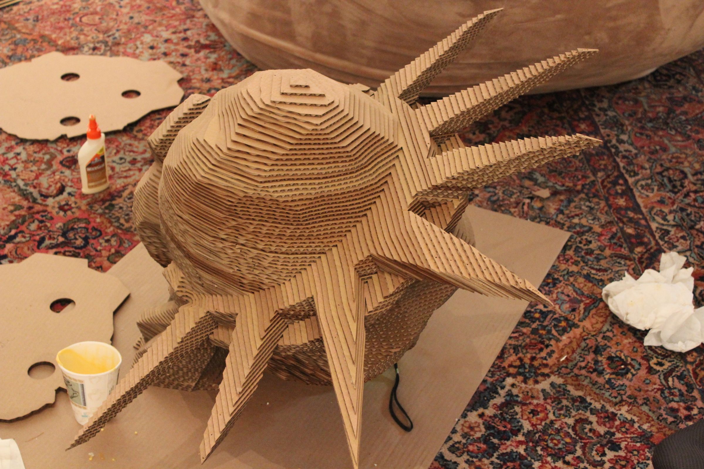 Cardboard Statue of Liberty Bust Using 123D Make : 6 Steps (with ...