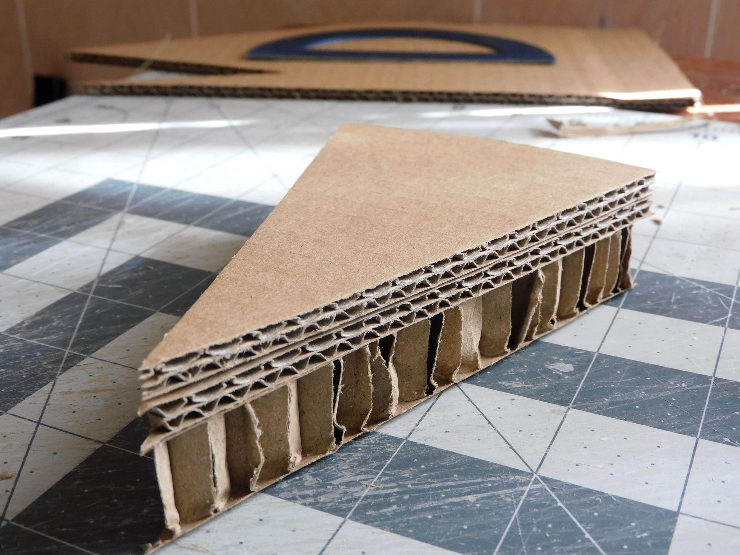 Easy Layered Pie Slice Sculptue/model, From Cardboard, and Brown Paper ...