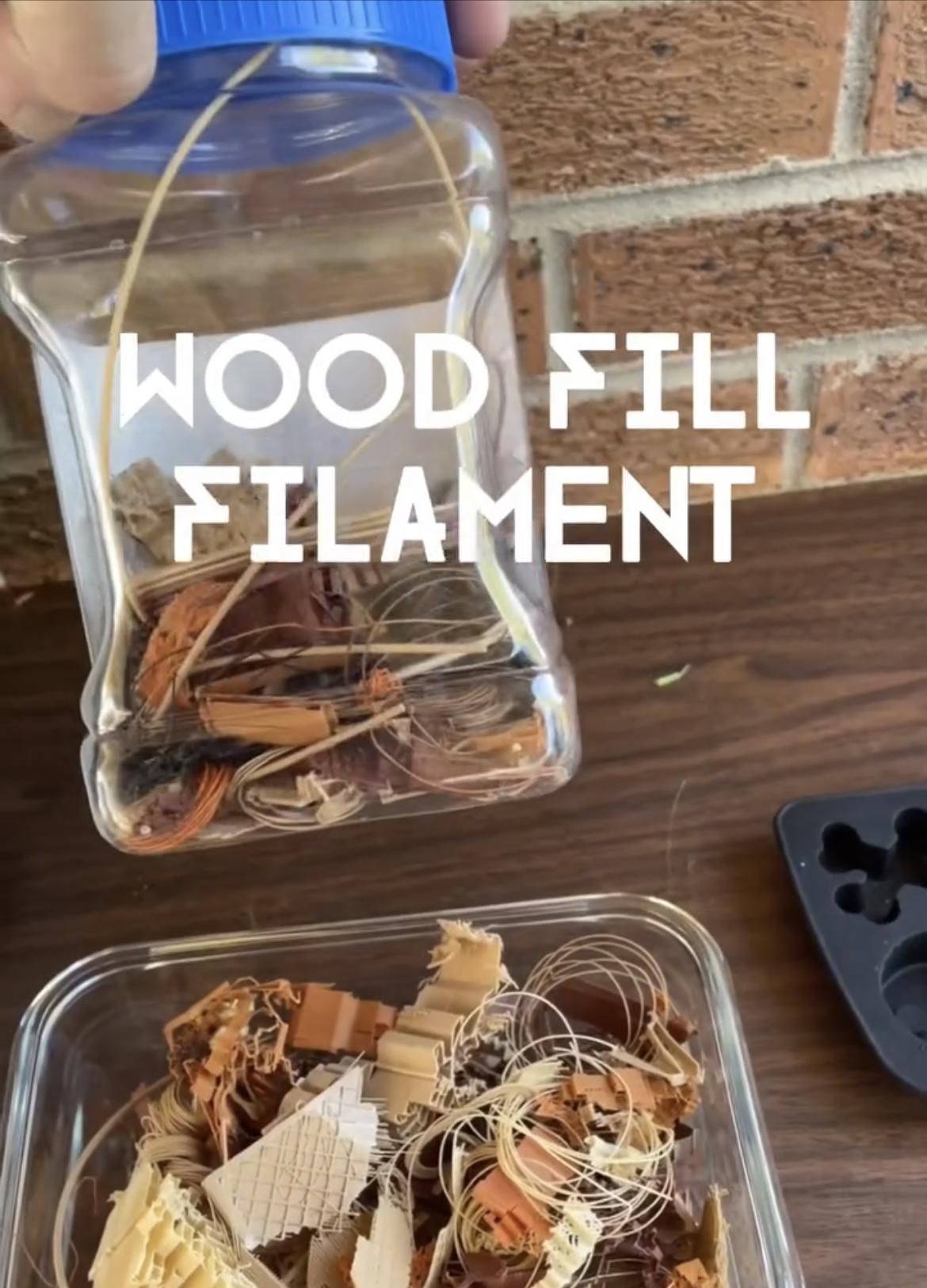 Recycling 3D Wood Filament Scraps : 4 Steps - Instructables