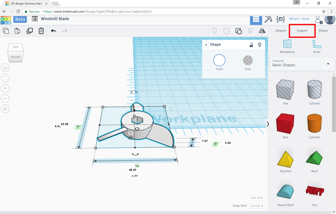 How to Design the Best Wind Farm Blade in Tinkercad - a STEM Challenge ...