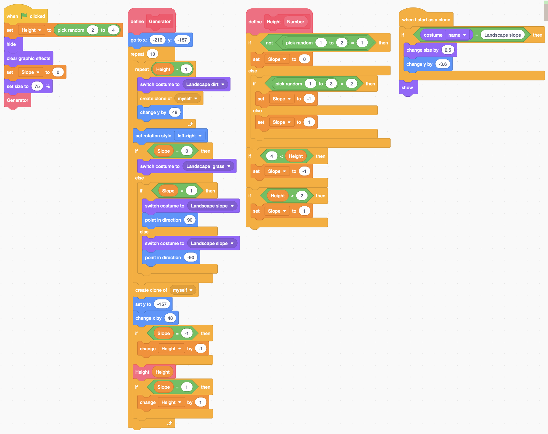 How to Make a Landscape Generator in Scratch : 3 Steps - Instructables