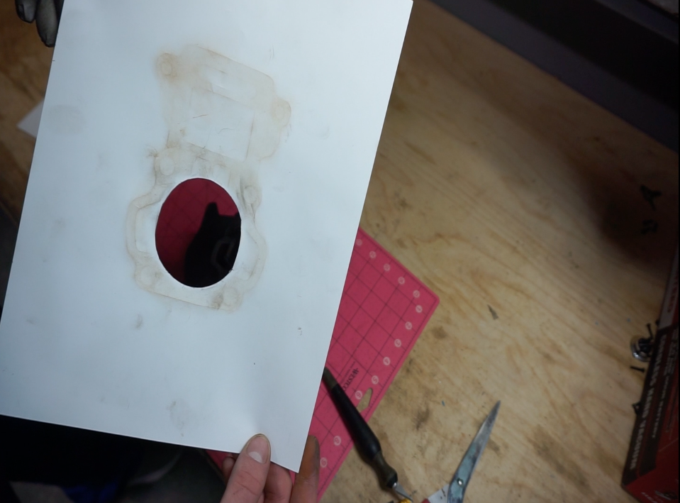 Making Gaskets With Paper and One Dirty Trick : 4 Steps (with Pictures ...