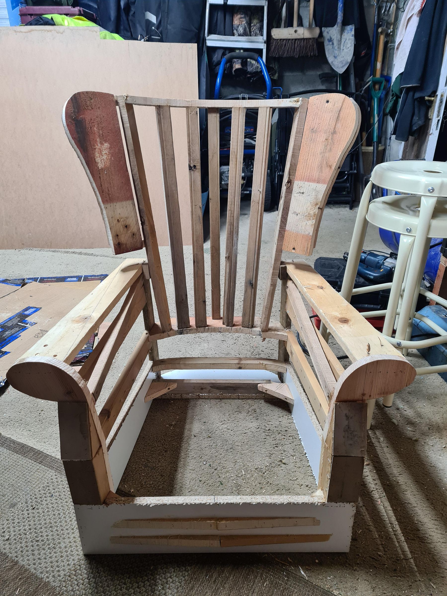 Wingback Armchair Full Build and Upholstery | Whitehorn Studio ...