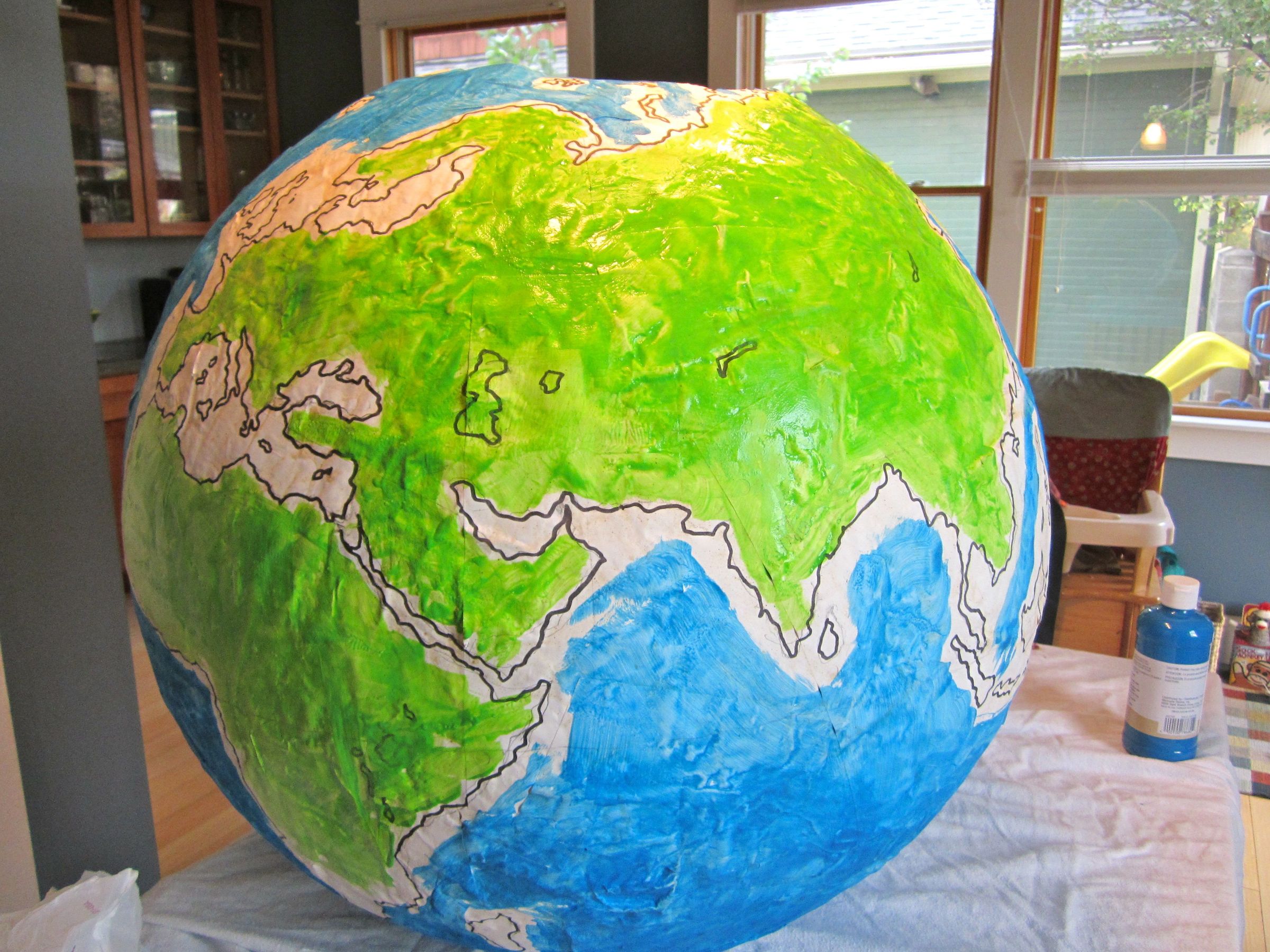 Globe Halloween Costume/Geography Lesson : 7 Steps (with Pictures ...