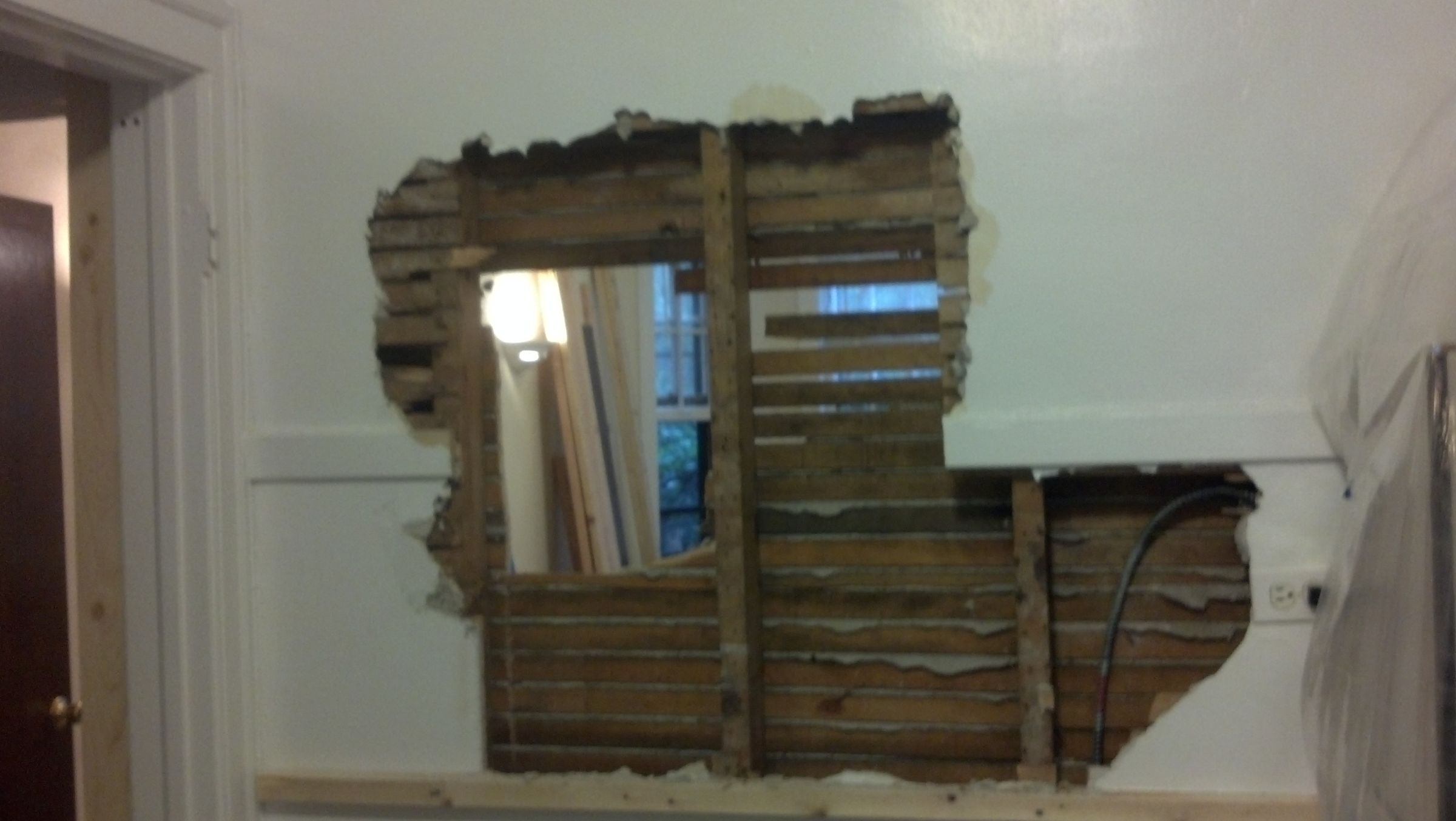 Wall Demolition (install a Pass Through) : 4 Steps - Instructables
