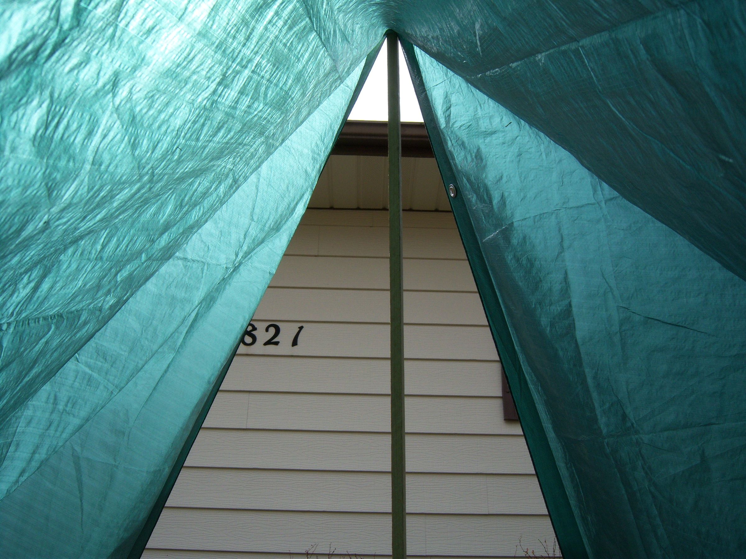 The Ultimate Tarp Survival Shelter/Backpacking Tent : 6 Steps (with ...