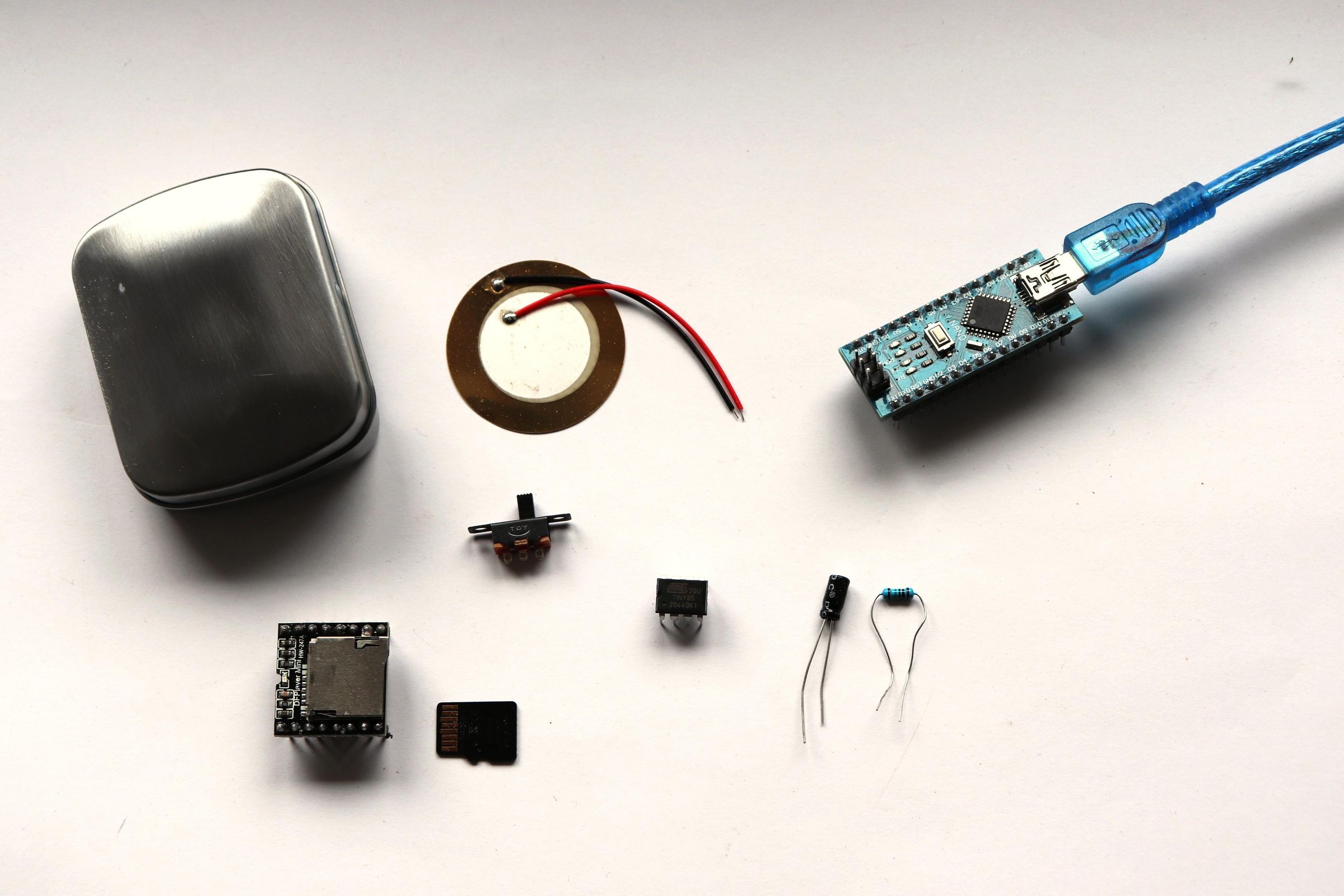 Sound Badge With Touch Sensor. : 9 Steps (with Pictures) - Instructables