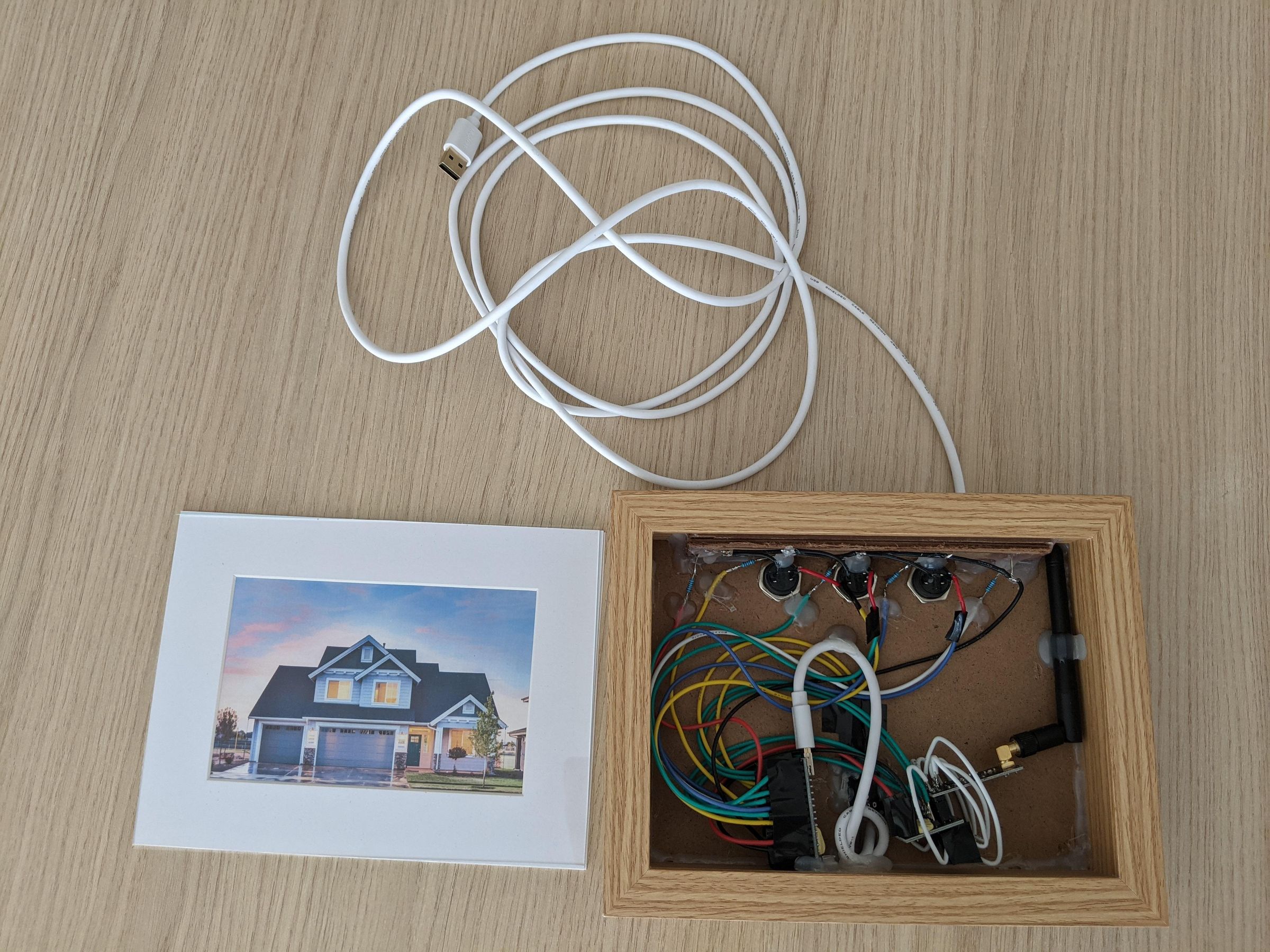 Garage Door Alarm and Auto-Closer in a Photo Frame (with Wireless ...