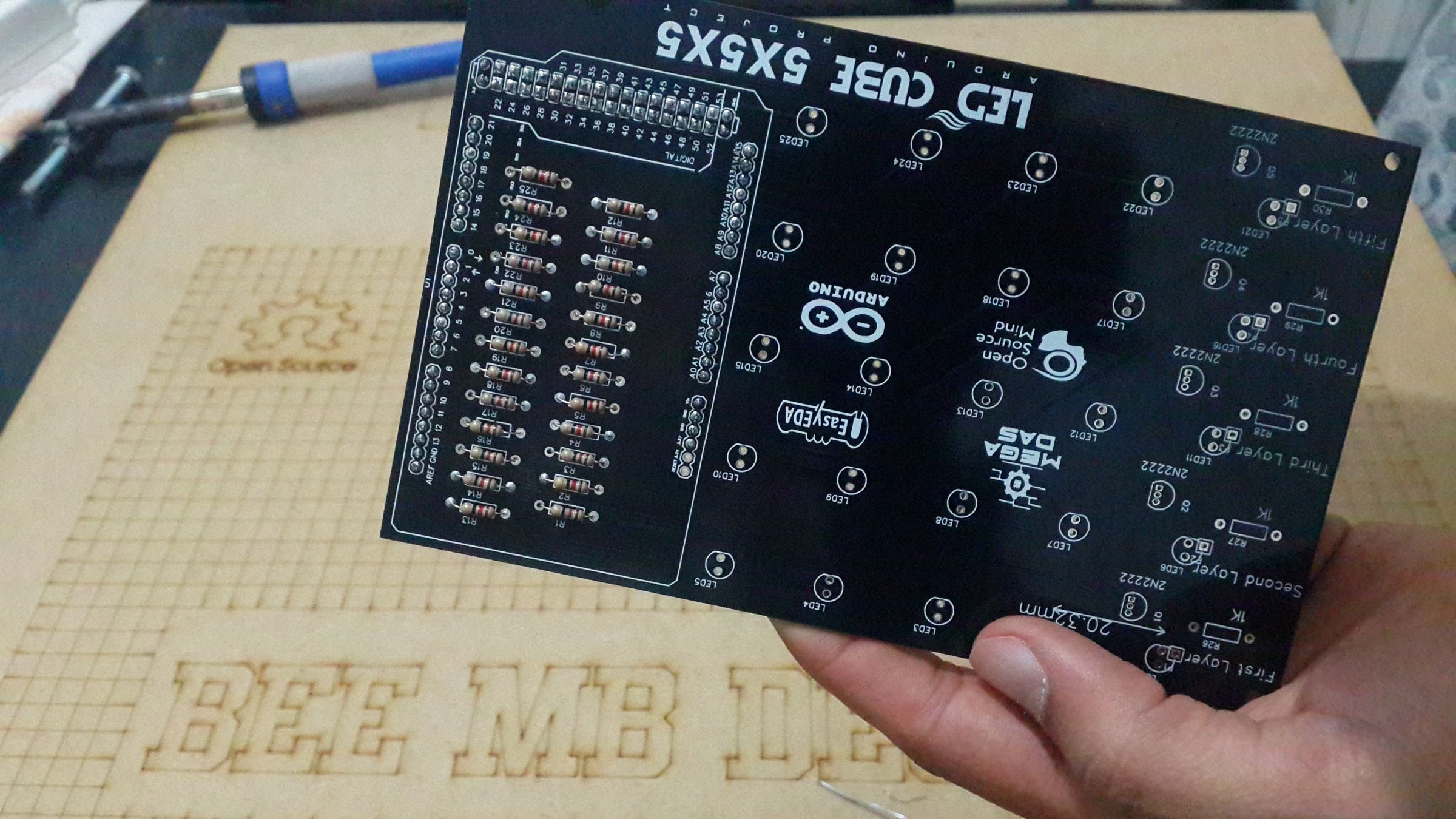 Arduino Led Cube 5x5x5 : 7 Steps (with Pictures) - Instructables