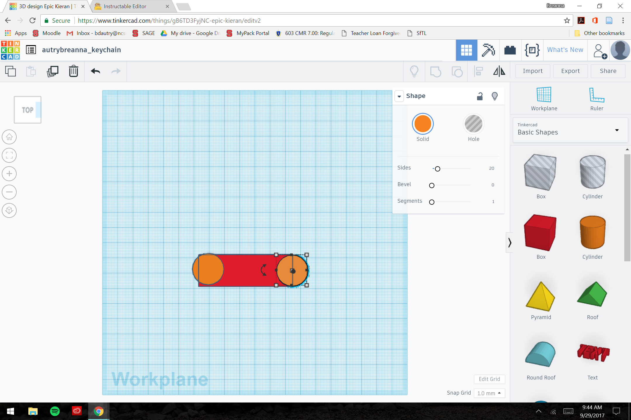 How to Use TinkerCad: Keychain Edition : 7 Steps (with Pictures ...