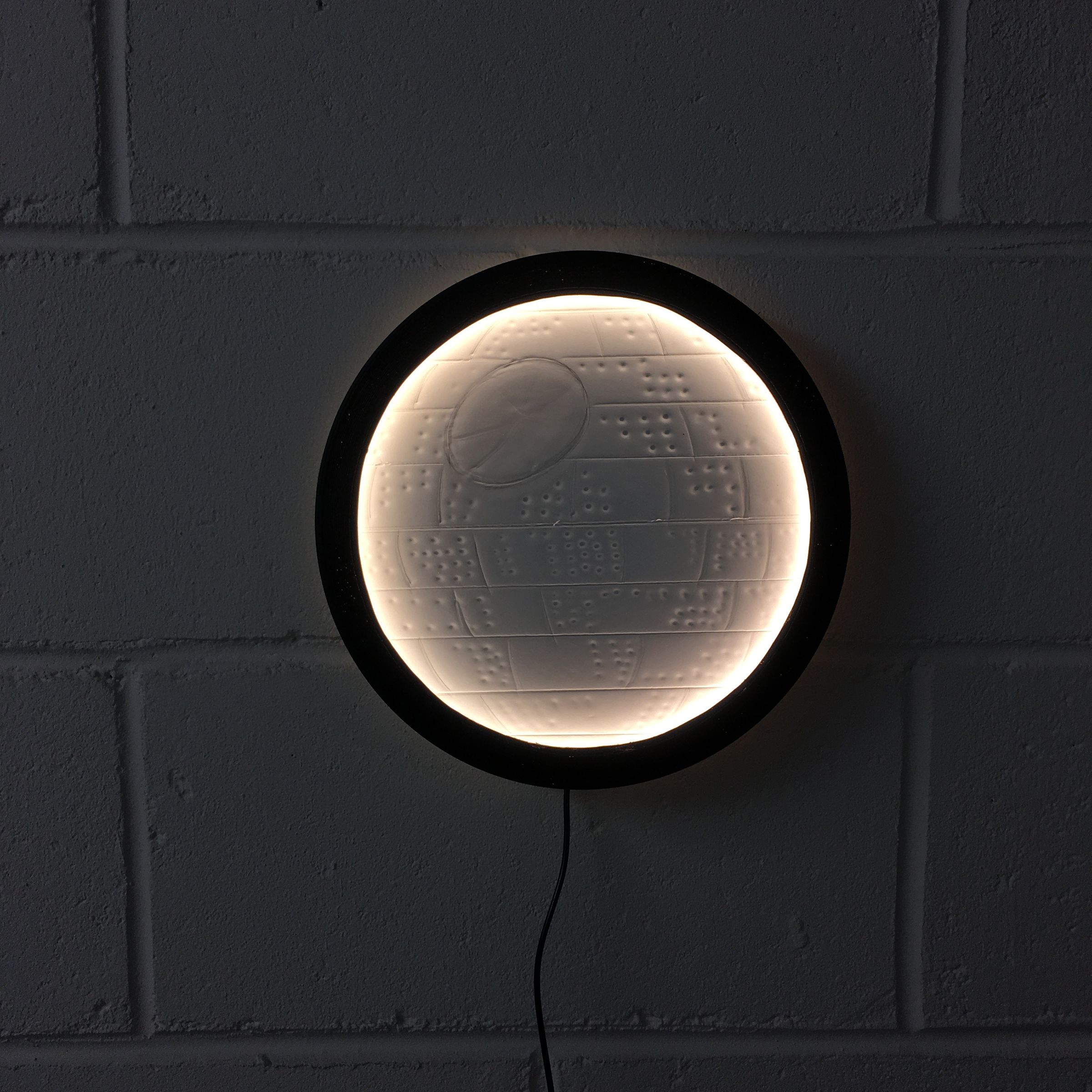 That's No Moon... It's a DEATH STAR Wall Light : 6 Steps (with Pictures ...