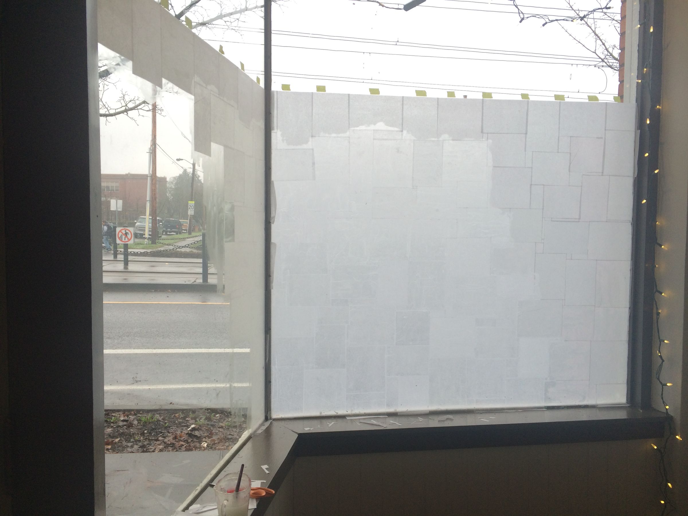 Paper Privacy Windows (window Frost Like a Boss) : 5 Steps (with ...