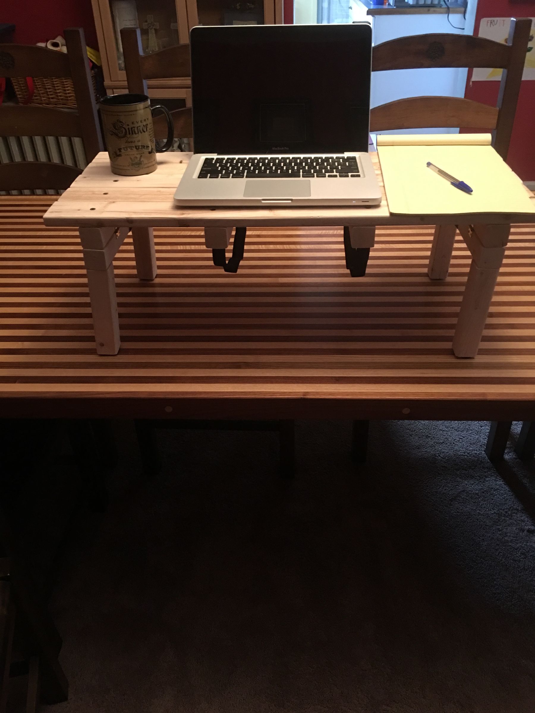 Foldable Tabletop Standing Work Station : 11 Steps (with Pictures ...