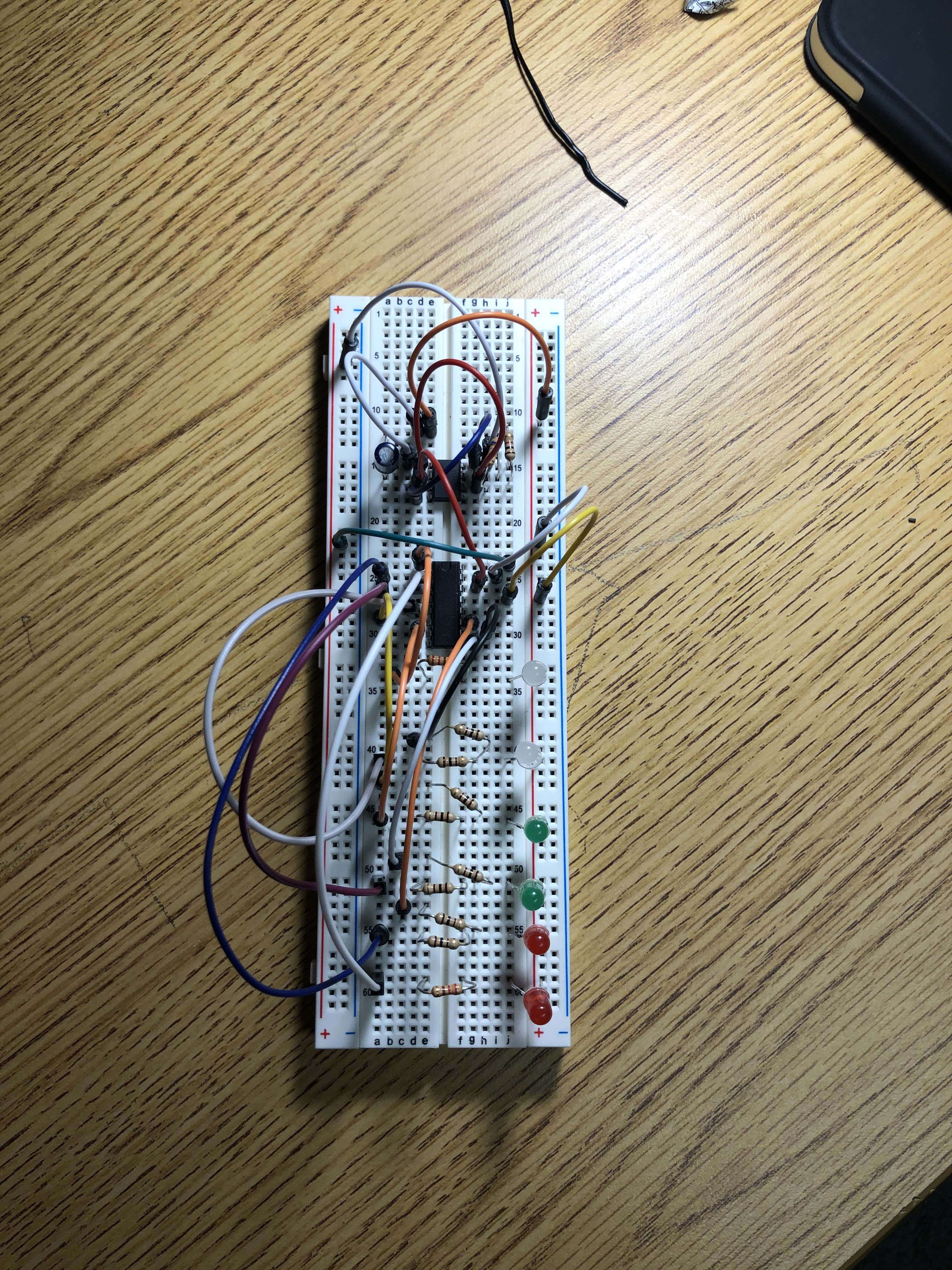 555 Knight Rider Circuit : 10 Steps - Instructables