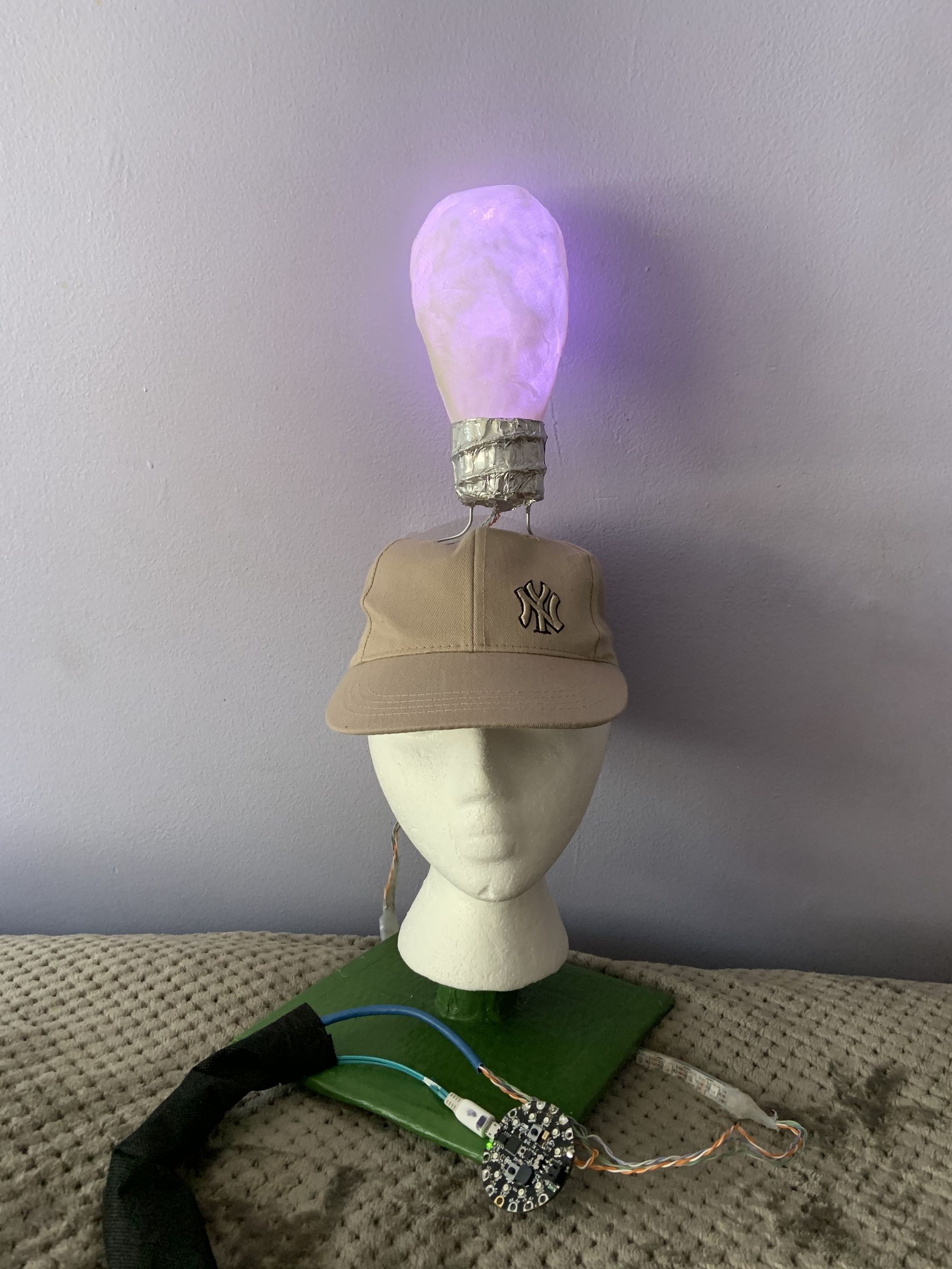 Bright Idea Light Up Lightbulb Hat : 3 Steps - Instructables