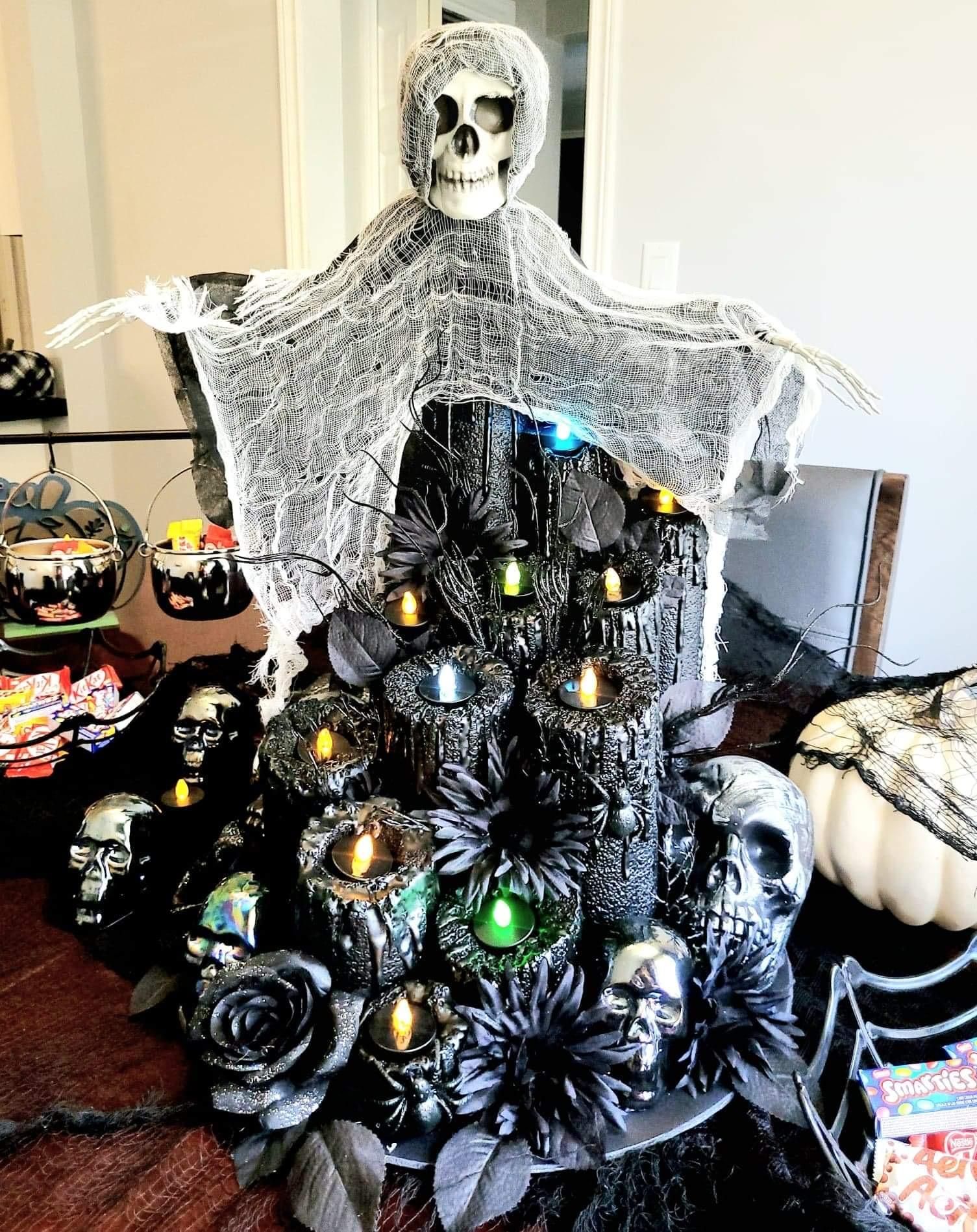 Pool Noodle Halloween Candle Stand : 14 Steps (with Pictures ...
