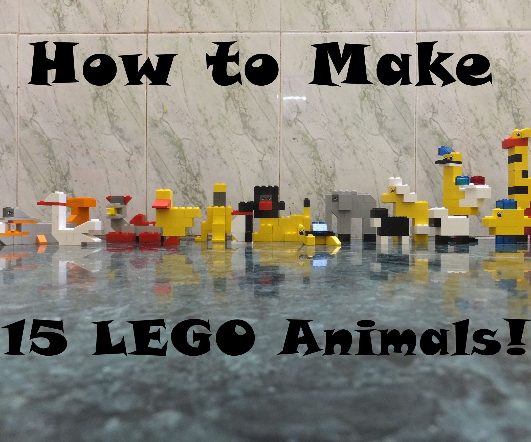 How to Make 15 LEGO Animals! : 16 Steps (with Pictures) - Instructables