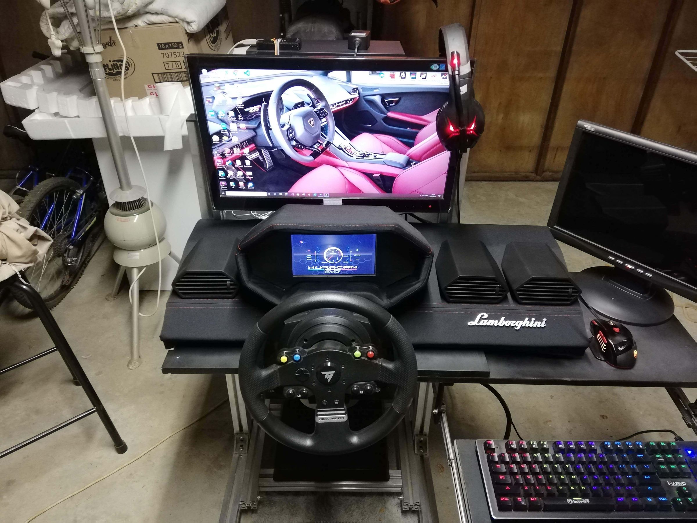 Sim Racing Rig - Lamborghini Huracan Dashboard : 9 Steps (with Pictures ...