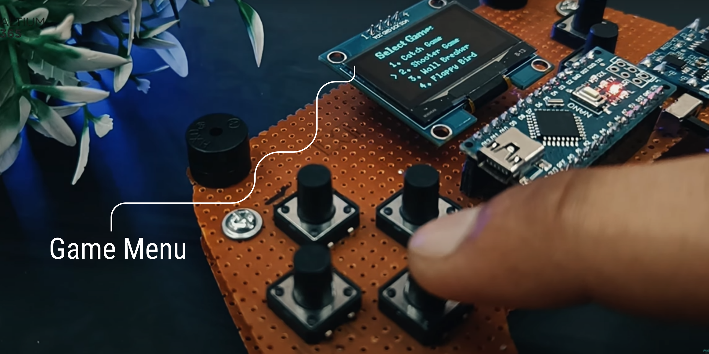 DIY Mini Retro Game Console With Arduino and OLED Display V1 : 8 Steps ...