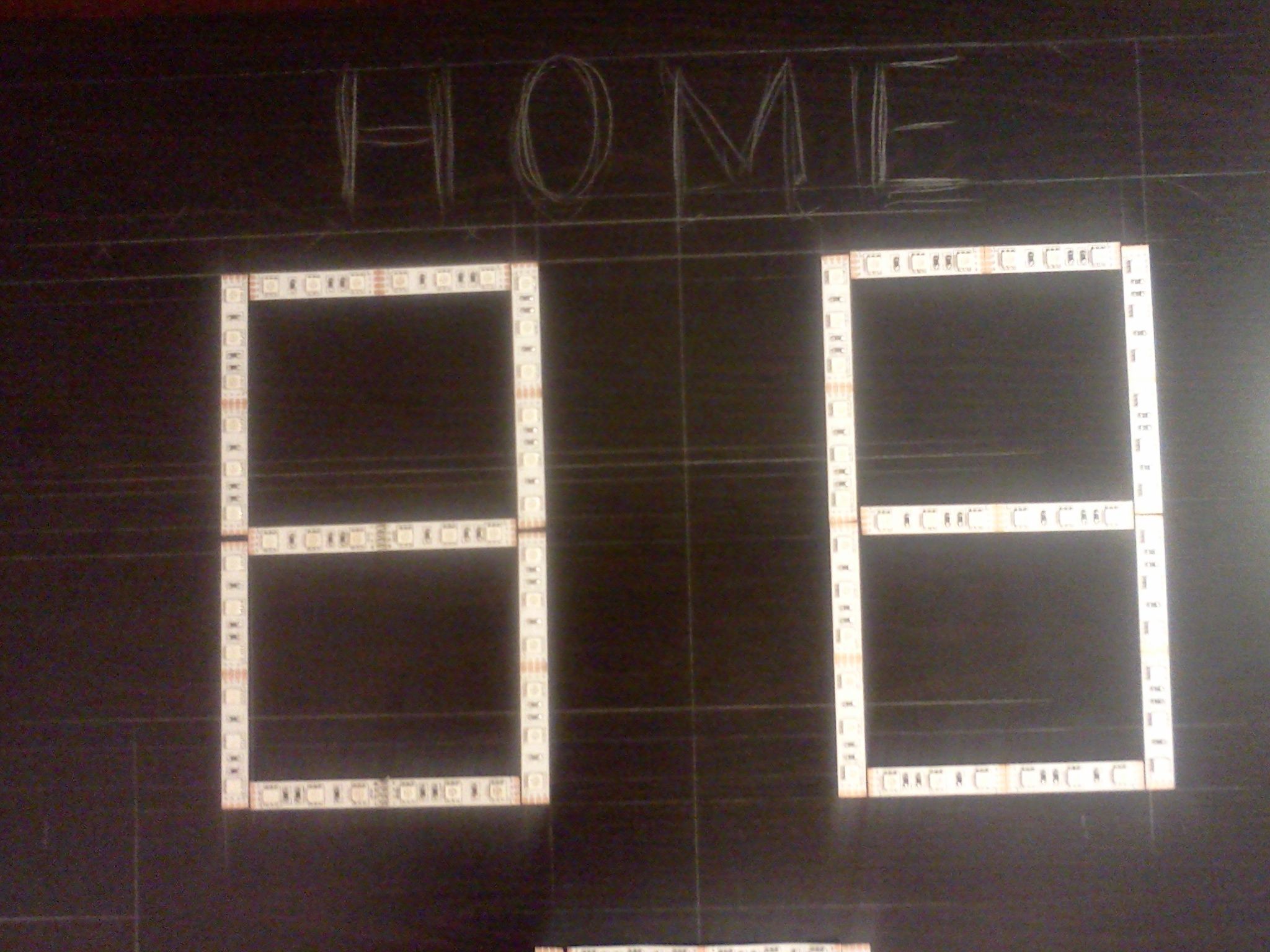 Remote Controlled Arduino Scoreboard Using LED Strips : 14 Steps (with ...