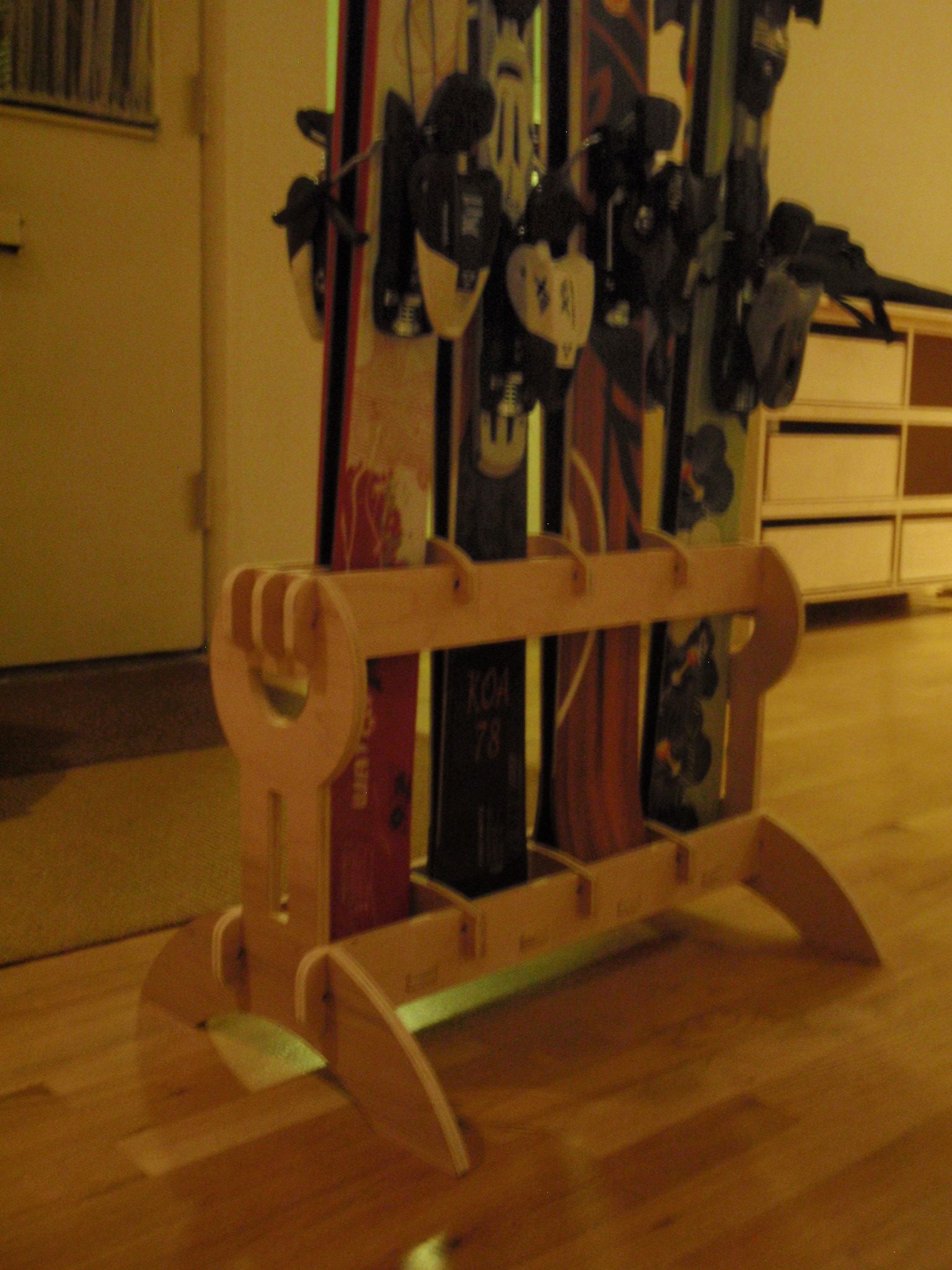 CNC Router Ski Storage Stand : 6 Steps (with Pictures) - Instructables