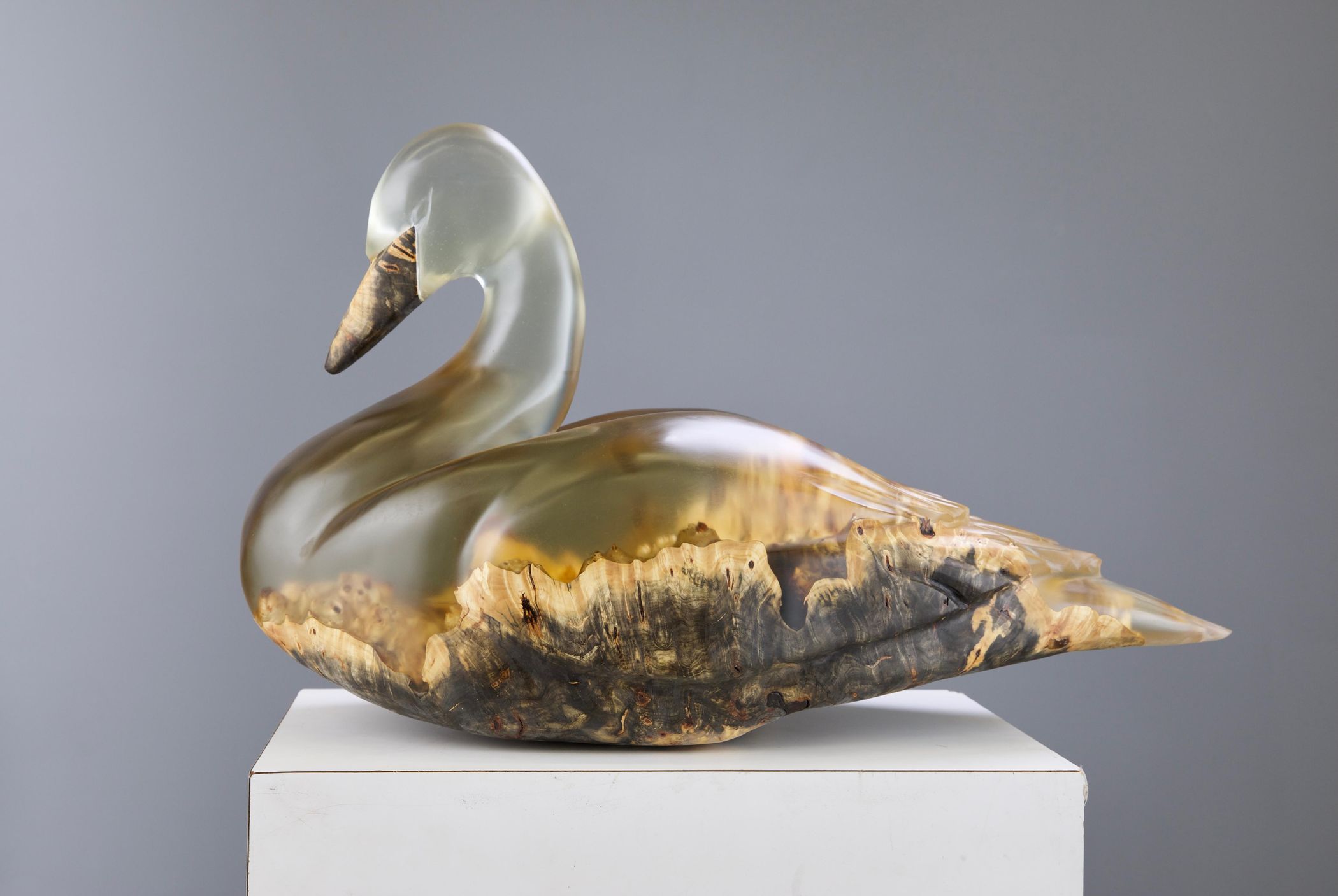 Carving a Swan From Epoxy and Buckeye Burl : 9 Steps (with Pictures ...