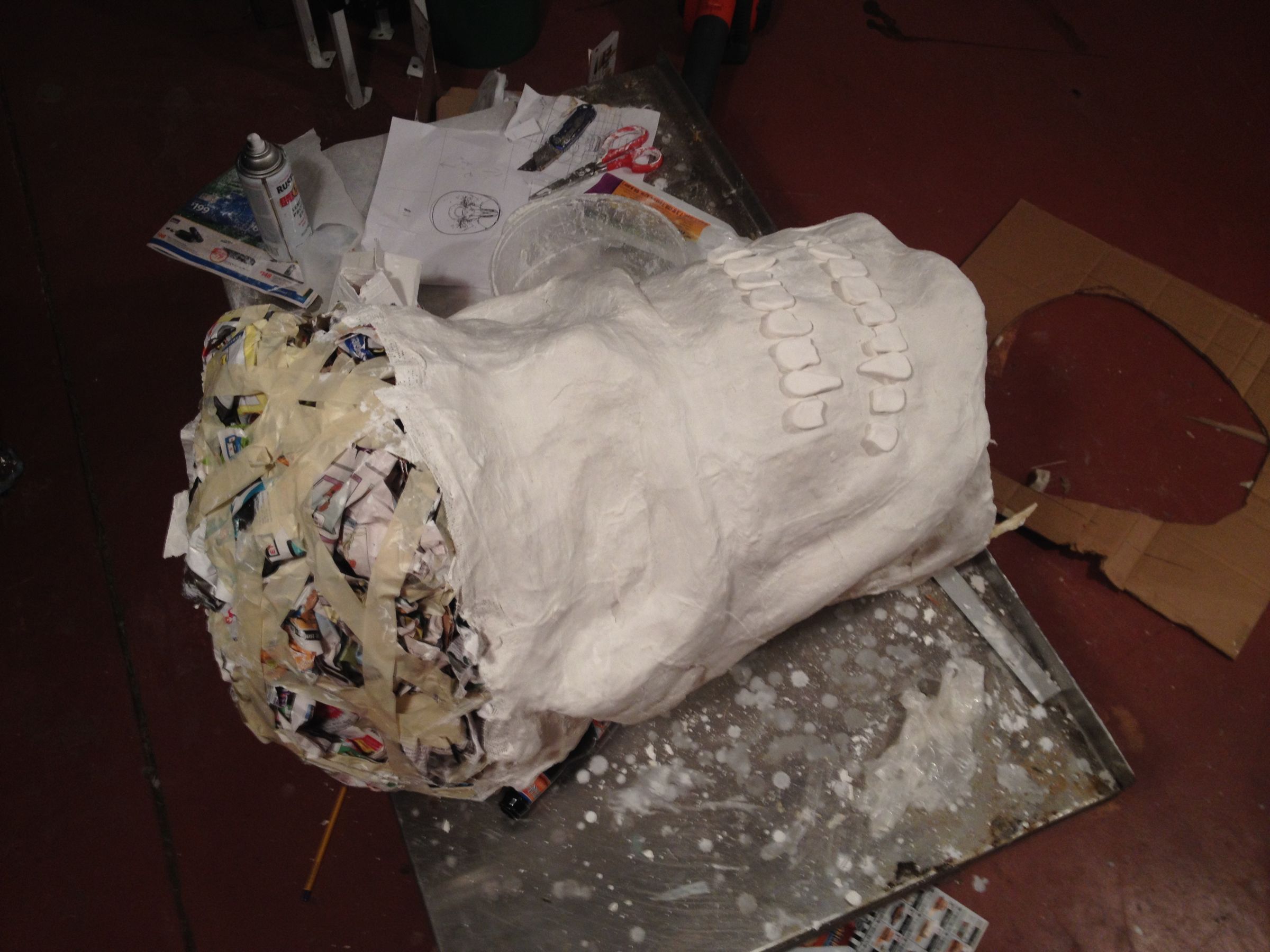 Giant Halloween Skull Mask : 8 Steps (with Pictures) - Instructables