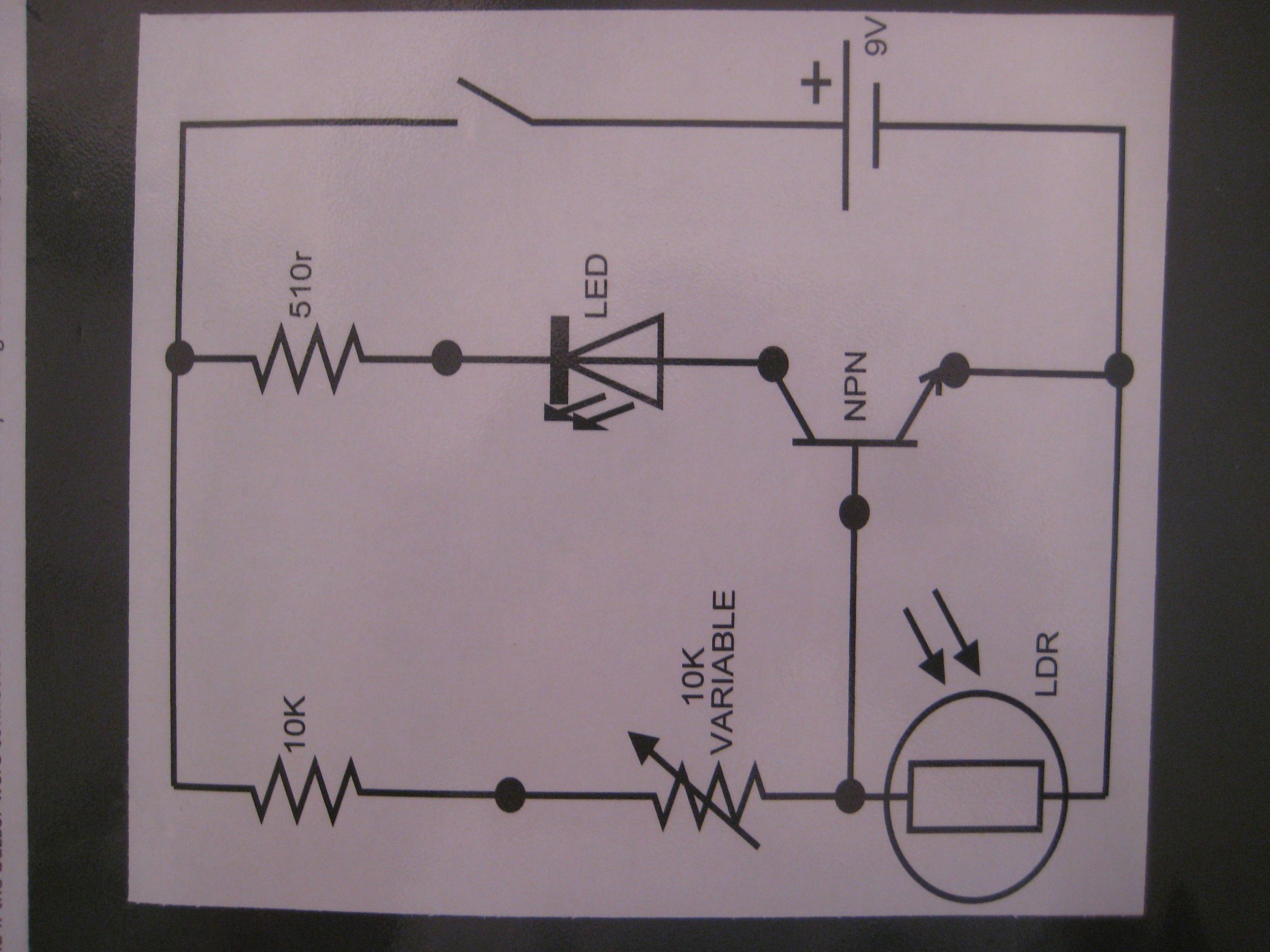 Laser Beam Alarm System With Rechargeable Battery for Laser : 10 Steps ...