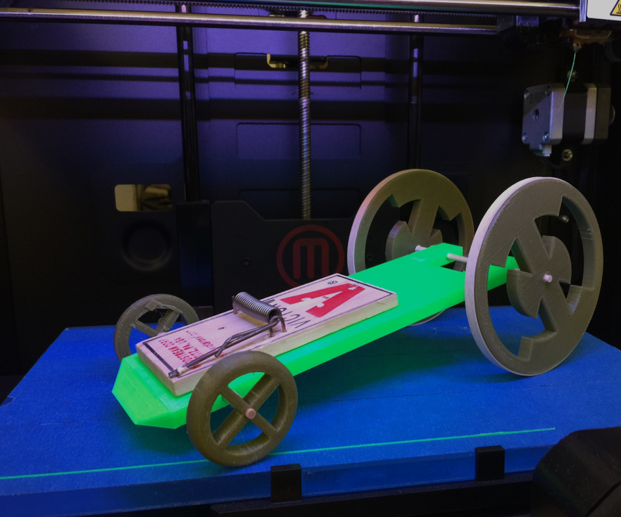 3D Printed Mouse-trap Cars : 8 Steps (with Pictures) - Instructables