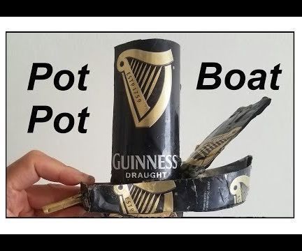 Guinness Pot Pot Putt Putt Steam Candle Boat : 6 Steps - Instructables