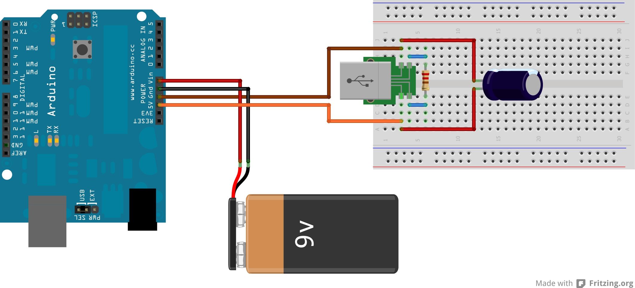 ARDUINO POWERBANK : 5 Steps - Instructables