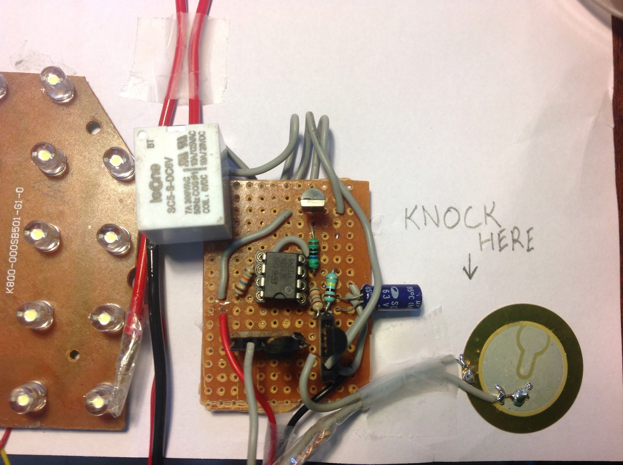 Piezo Touch Circuit