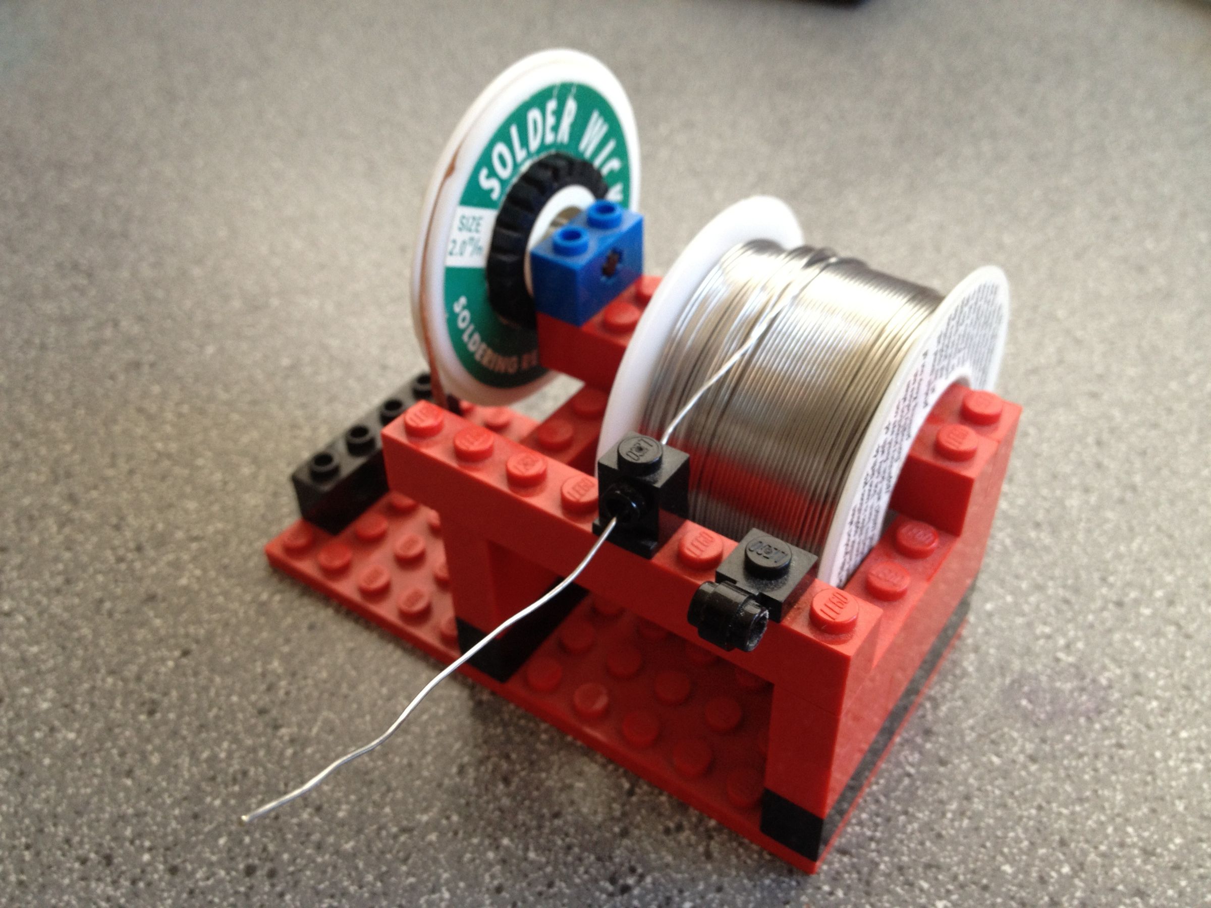 Lego Solder Spool + Wick Holder - Instructables