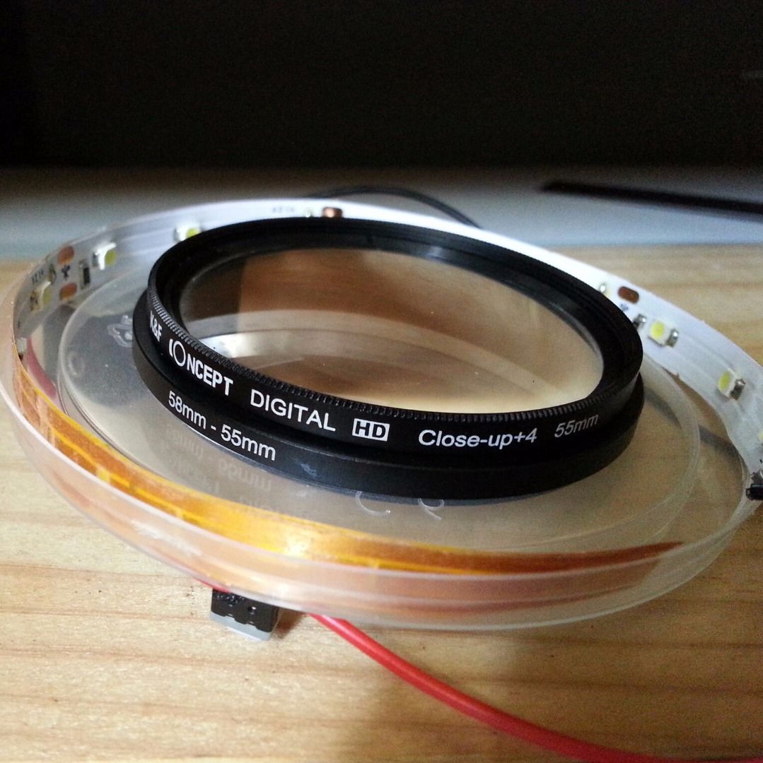 DIY LED Ring Light for Miniatures/Macro Photography for Less Than USD ...