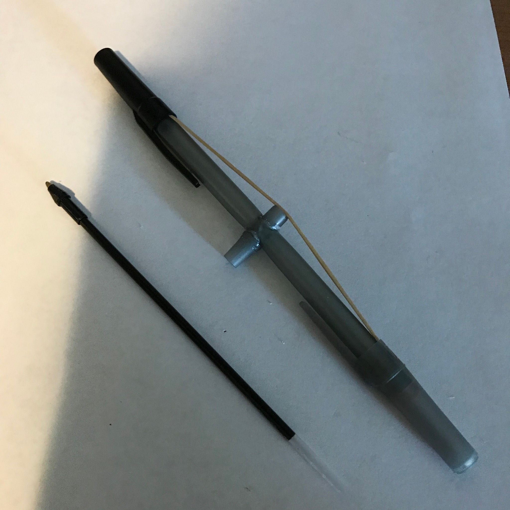 Pocket Sized Ink Pen Bow and Arrow : 6 Steps - Instructables