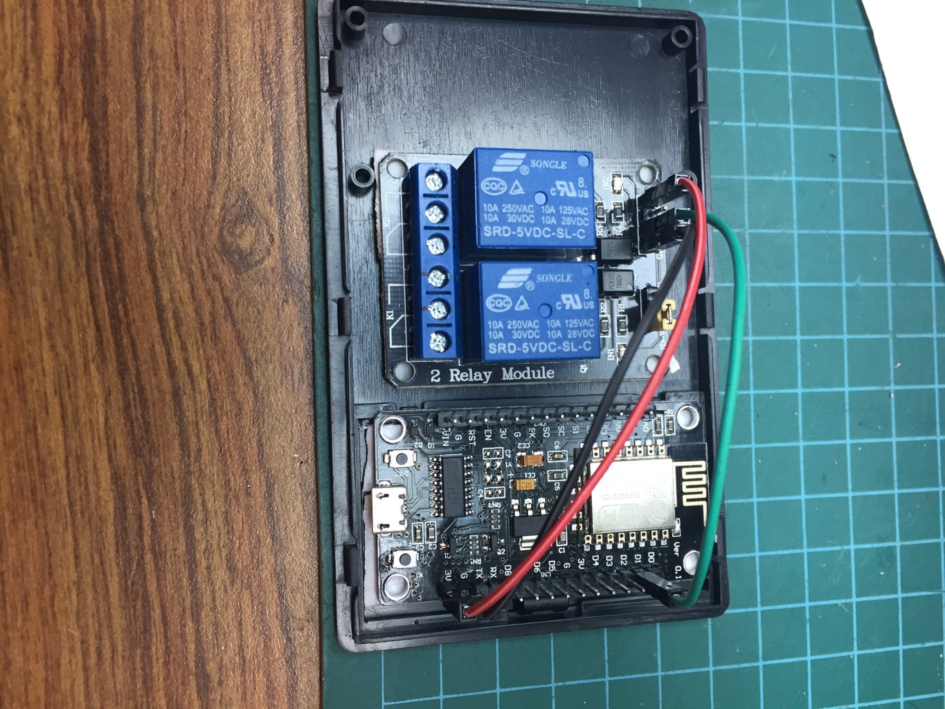 Garage Door Opener With Feedback Using Esp8266 As Web Server 6 Steps Instructables