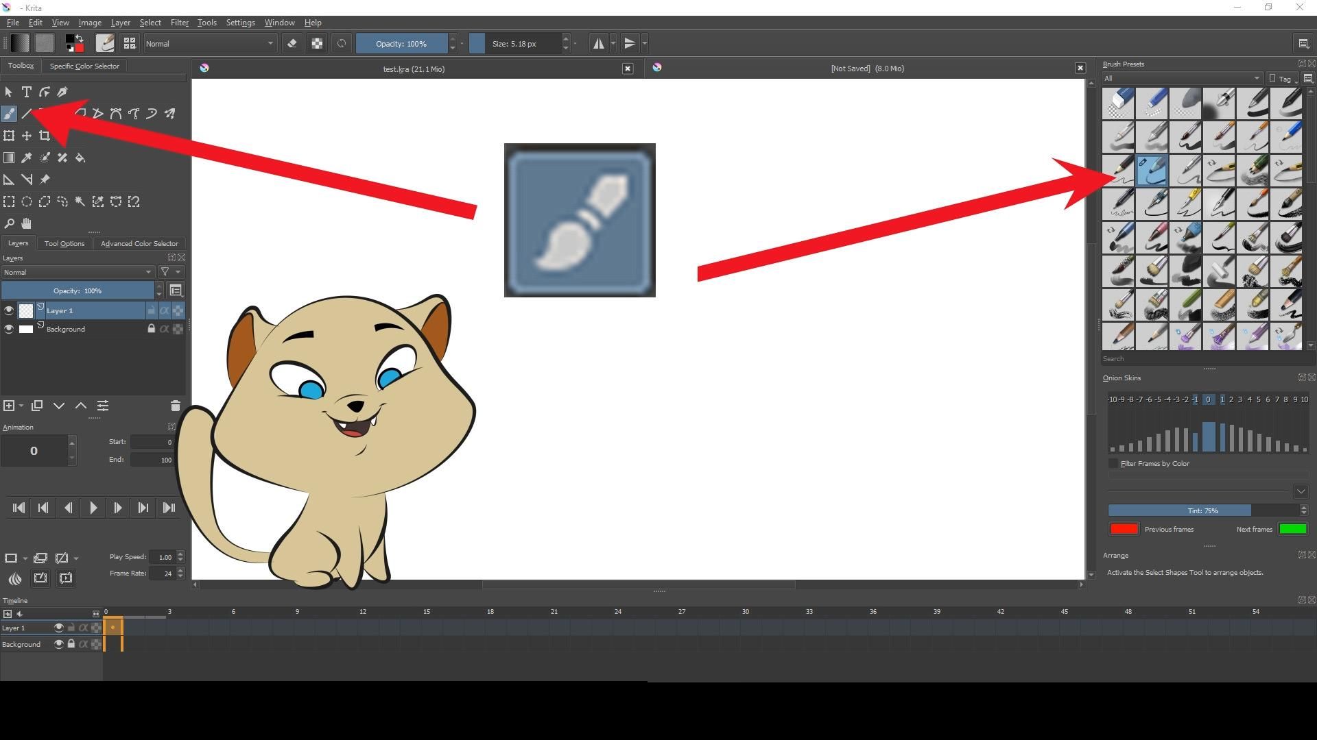 How to Animate in Krita : 8 Steps - Instructables