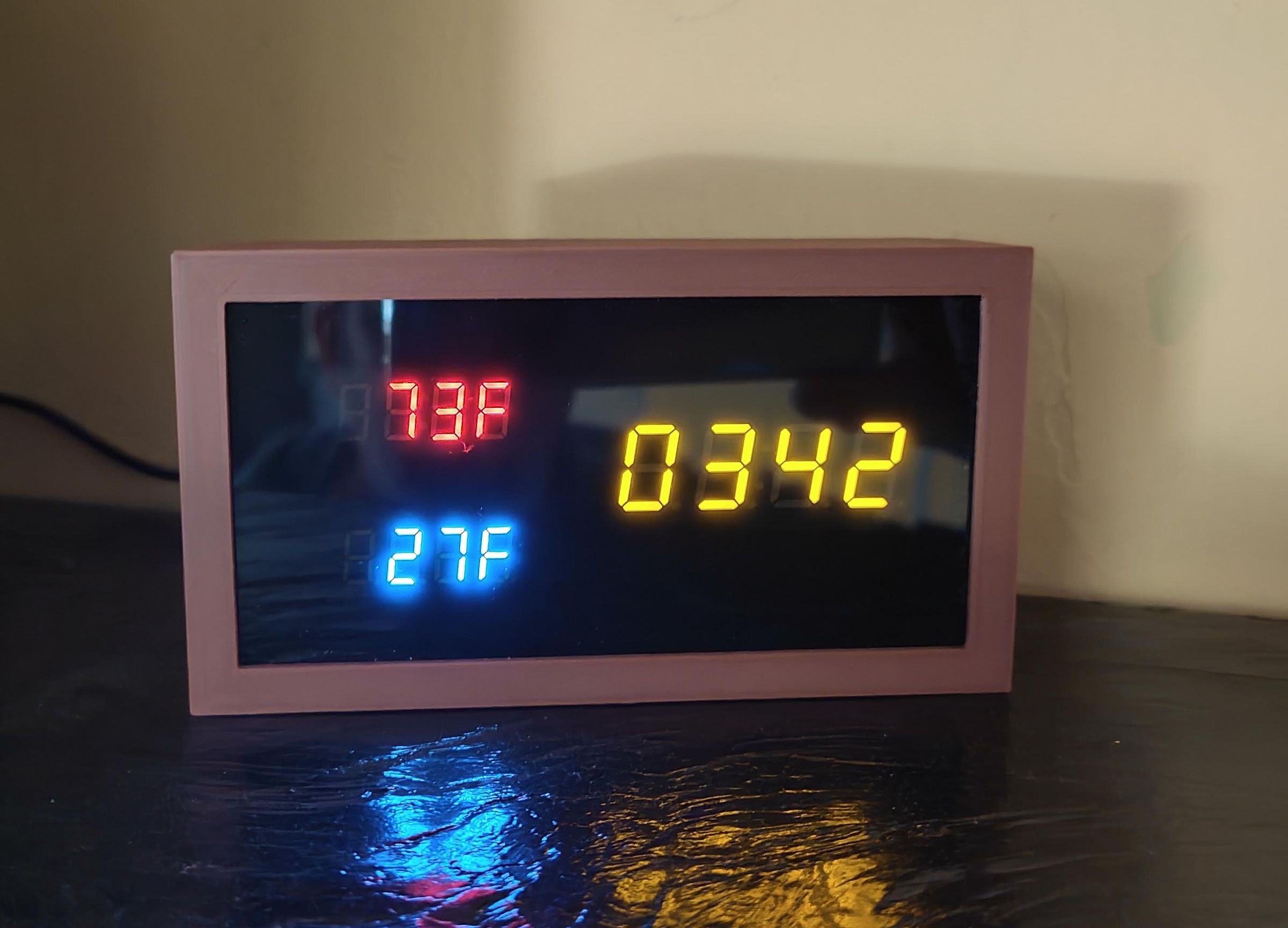 ESP32 Time and Temperature Display : 3 Steps - Instructables