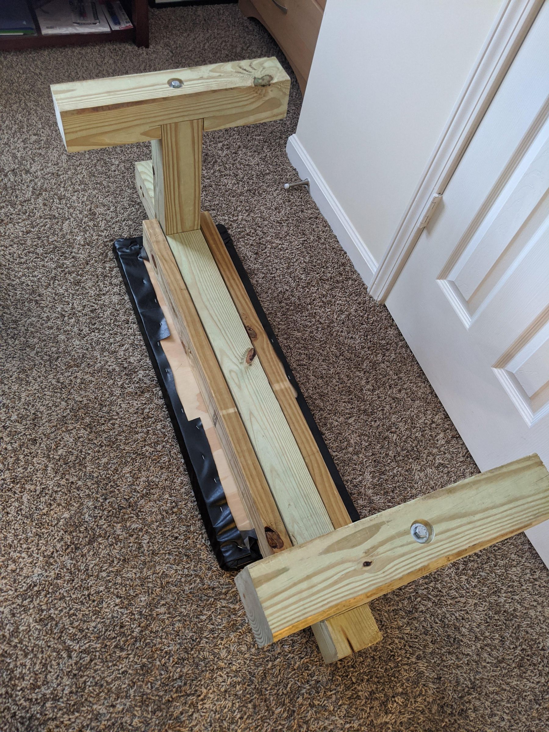 DIY Adjustable Wooden Weightlifting Bench : 12 Steps (with Pictures ...