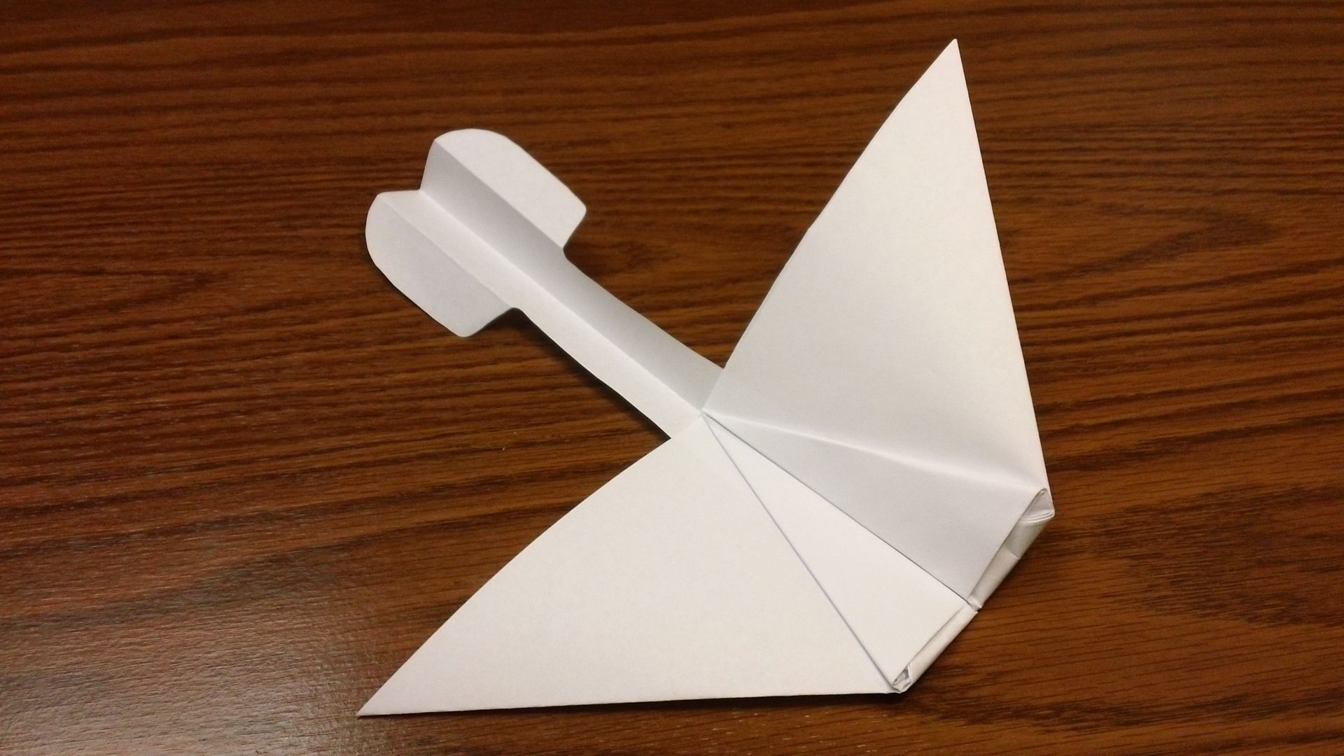 Paper Airplane Glider From Grampa D : 7 Steps (with Pictures ...