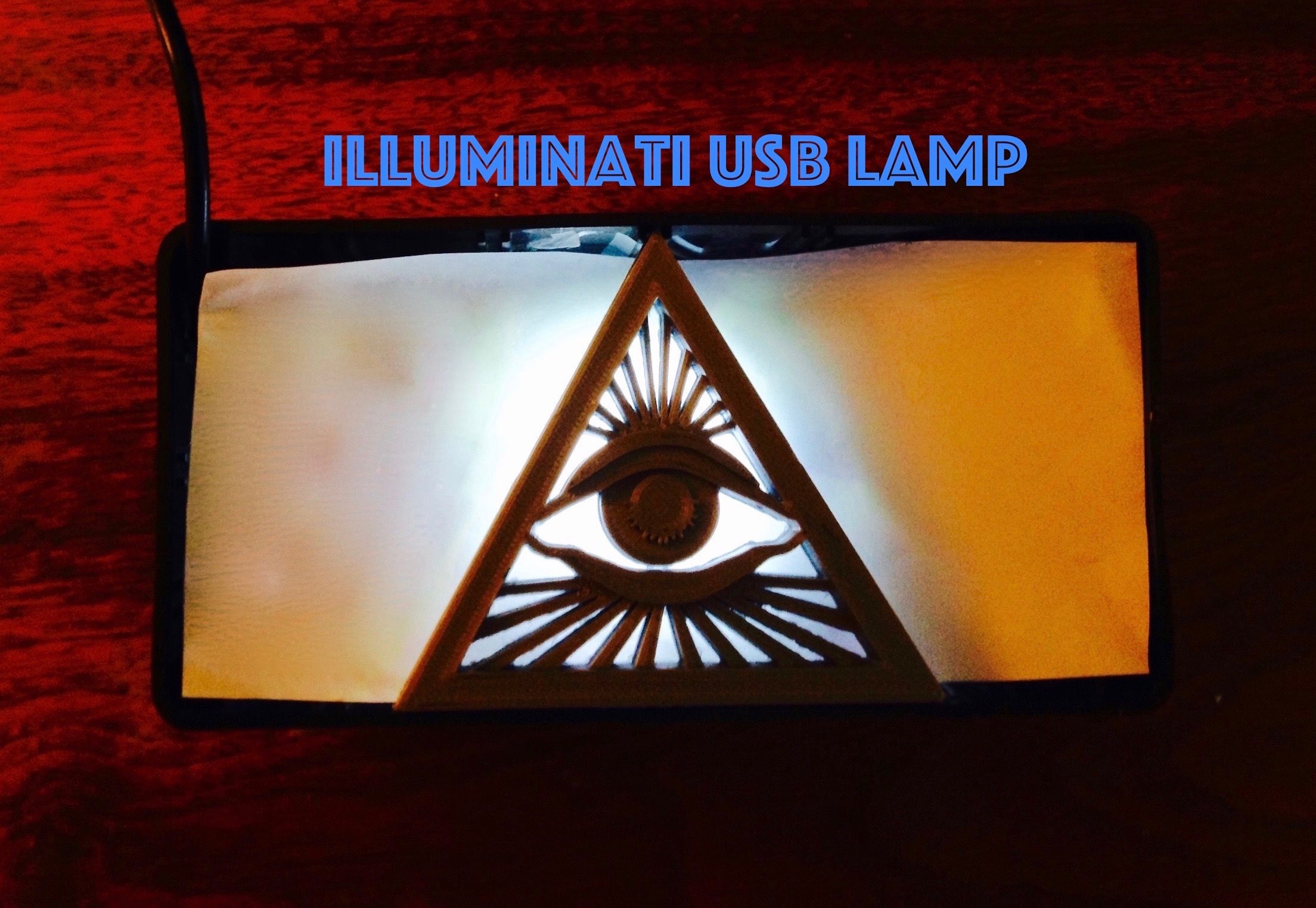 Illuminati Backlight-Lamp : 5 Steps (with Pictures) - Instructables