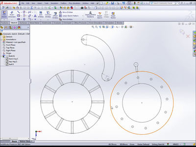 Iris Diaphragm Mechanism - Solidworks Kinematics Trial Using Sketch Blocks - Instructables