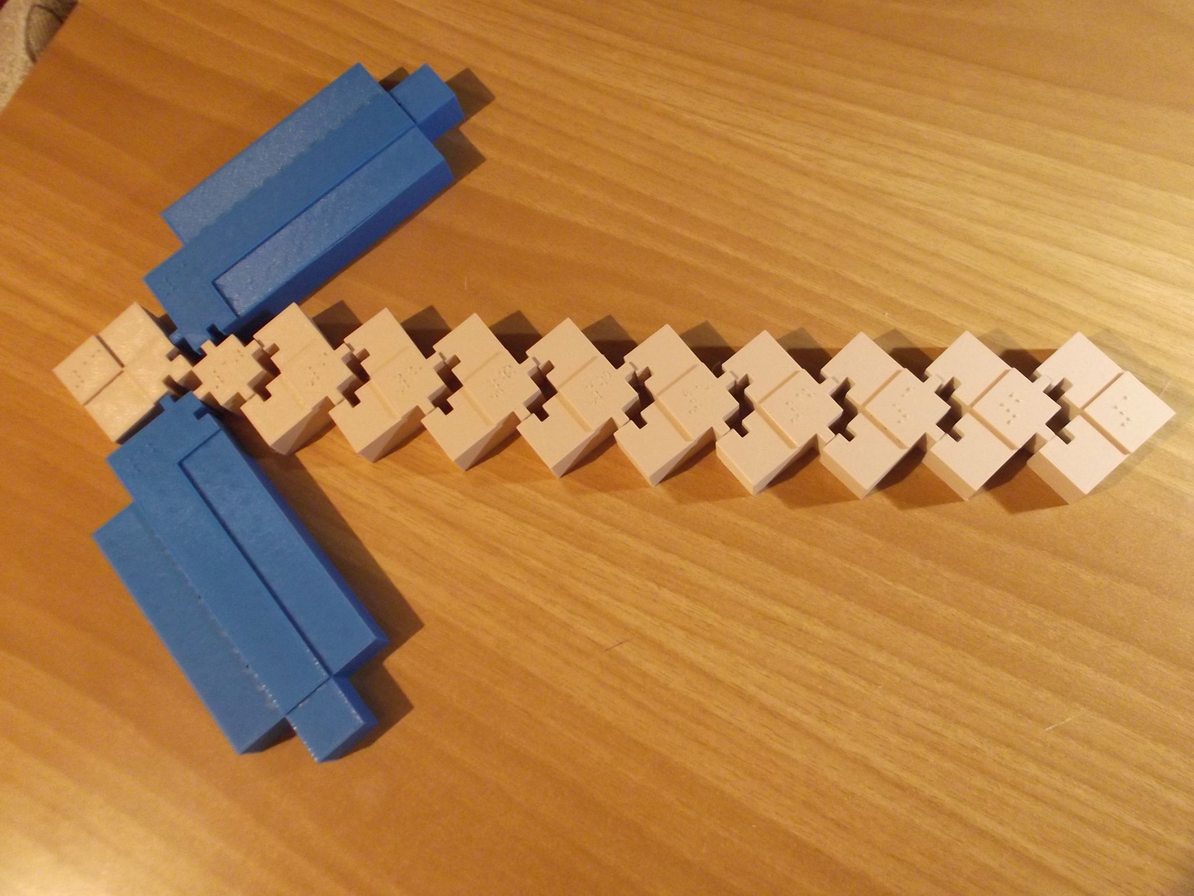 STONE PICKAXE-ASSEMBLY PARTS WITH BRAILLE NUMBERS : 4 Steps (with ...