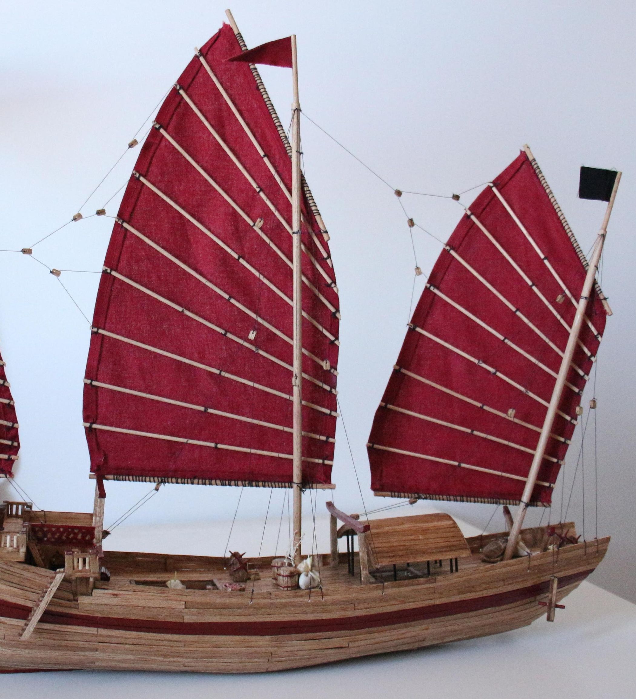 Made a Chinese Pirate Junk Ship Out of Balsa Wood : 11 Steps (with ...