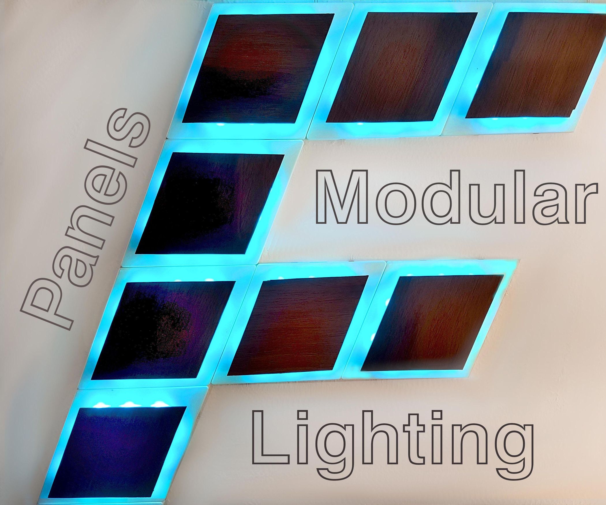 Modular Wall Lighting Panels : 11 Steps (with Pictures) - Instructables