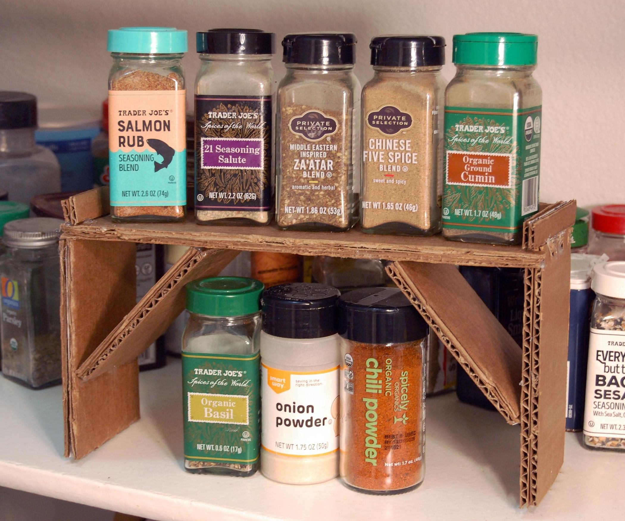 Cardboard Spice Rack - Simple, Sturdy, Affordable : 14 Steps (with ...