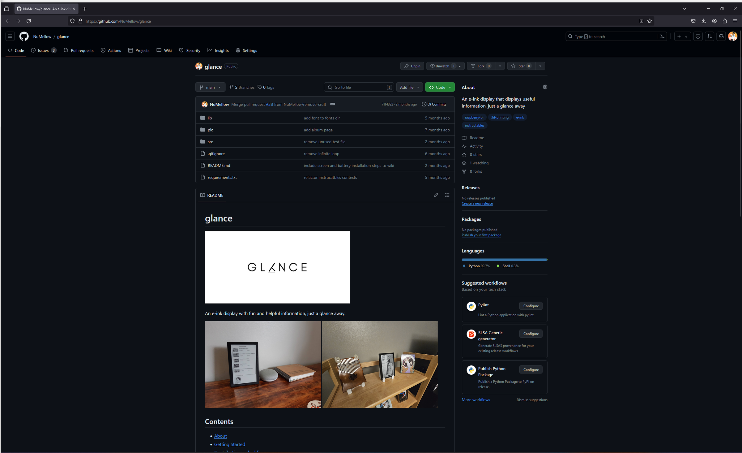 Building Glance: an E-ink Dashboard/ Photo Album Display : 9 Steps ...